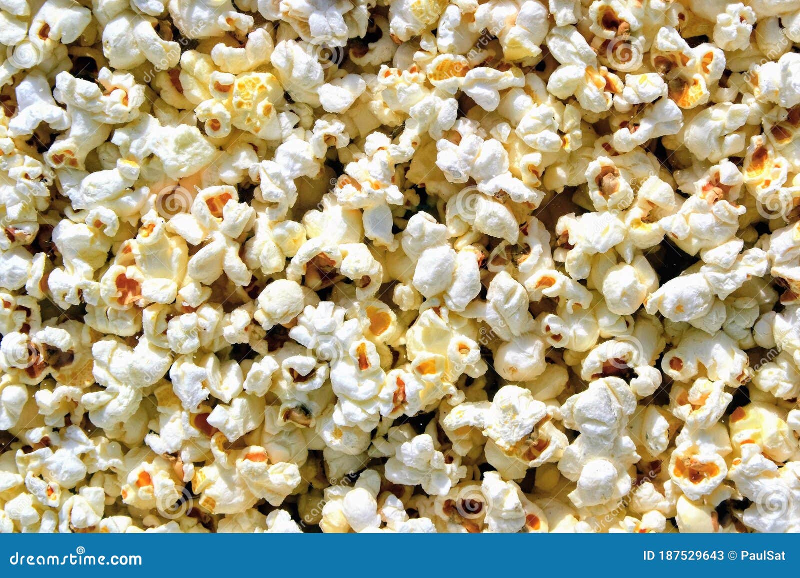 Popcorn, Texture Background. Stock Image - Image of crunchy, heap ...