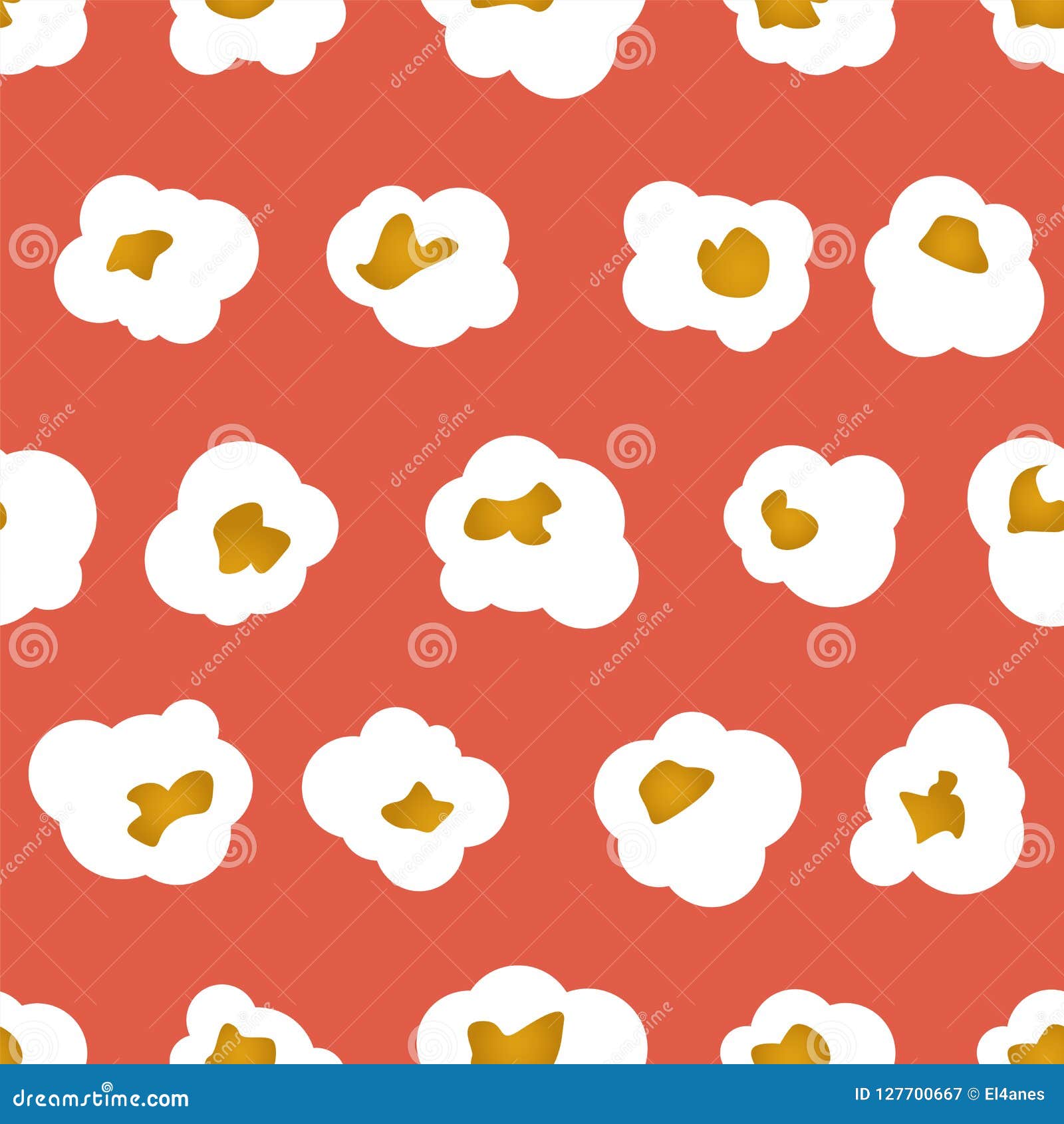 Popcorn wallpaper. Vector stock vector. Illustration of random - 127700667
