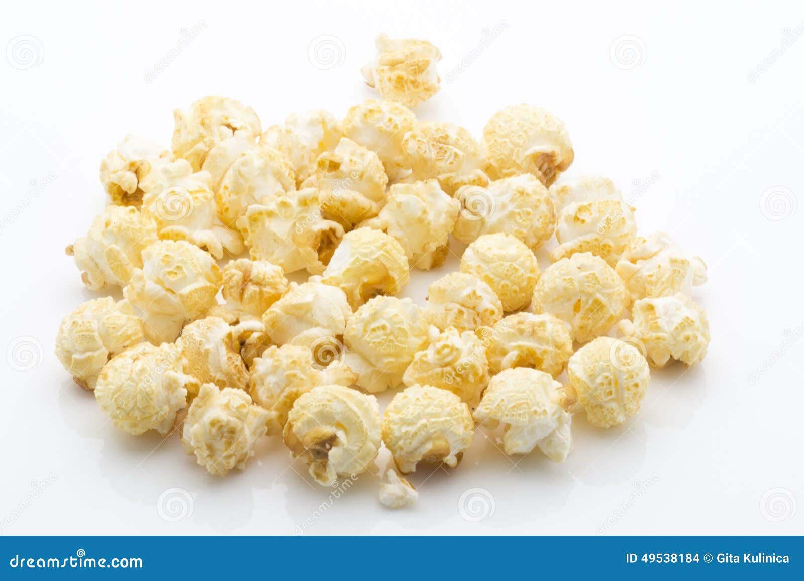 Popcorn on the White Background. Stock Photo - Image of group, eating ...