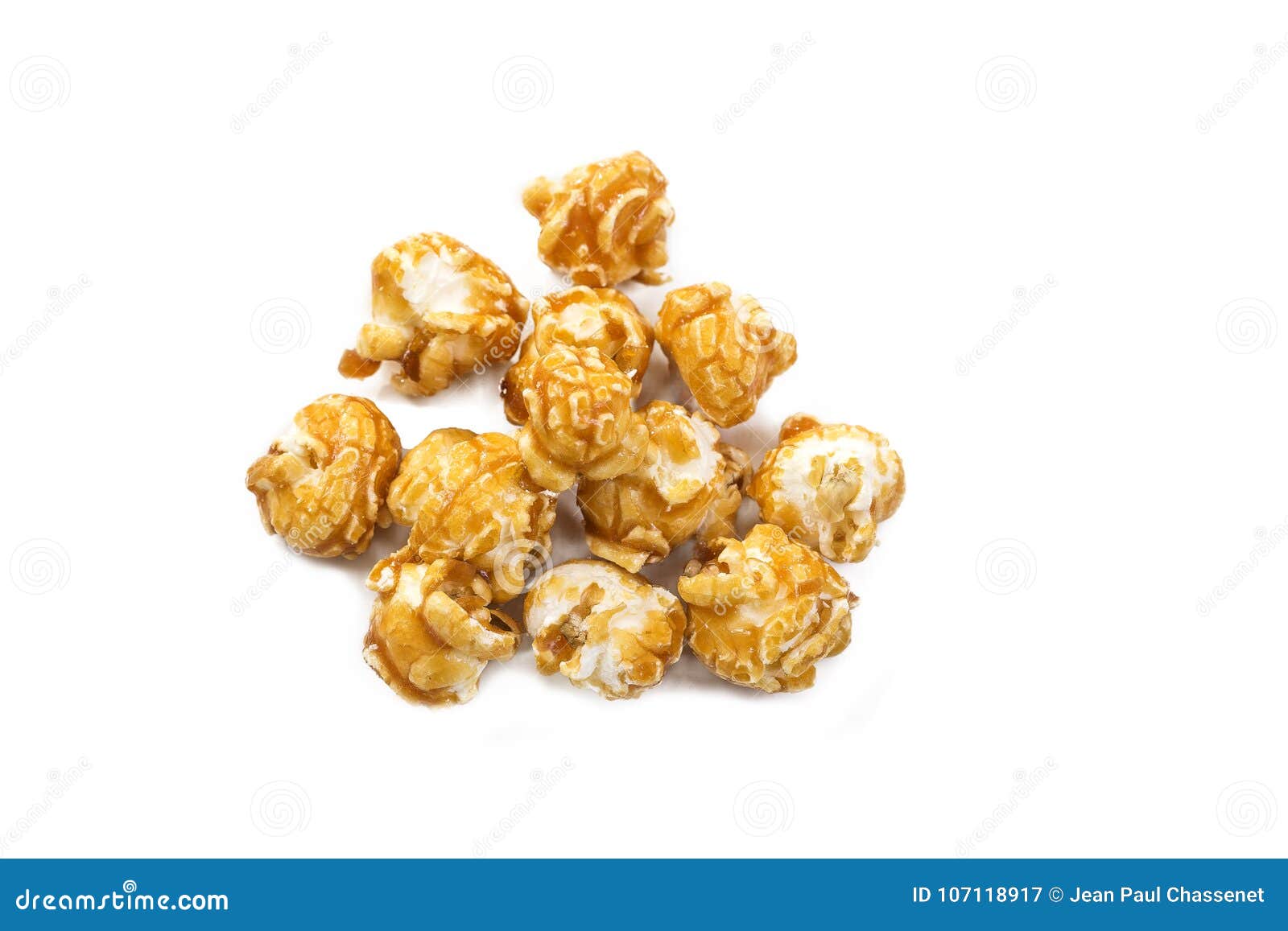 Popcorn on a White Background with Clipping Path Stock Image - Image of ...