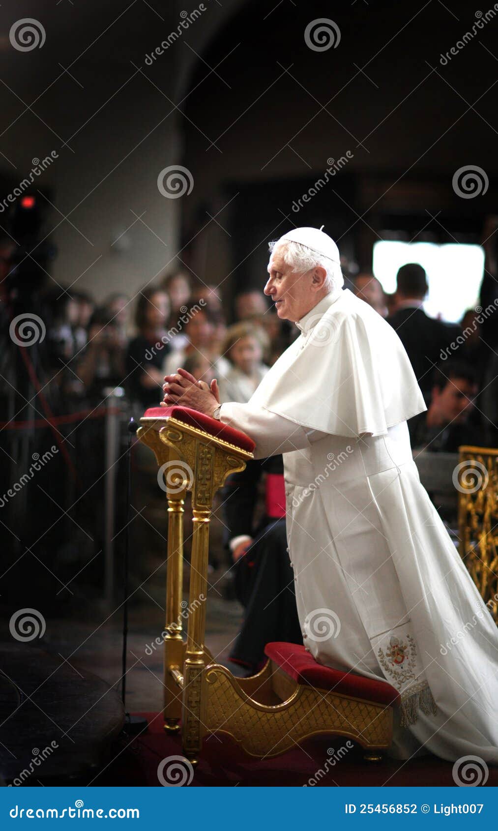 Pope Benedict XVI. editorial photography. Image of bible - 25456852