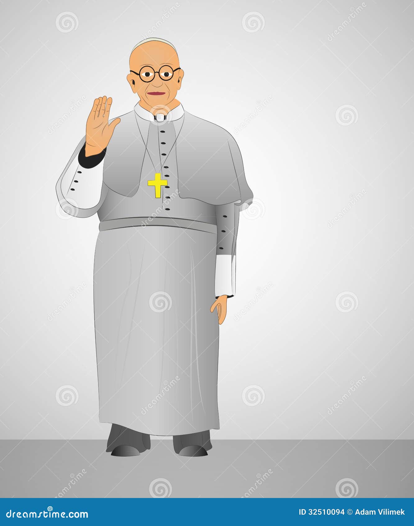 Pope Blessing To People Stock Illustrations – 2 Pope Blessing To People ...