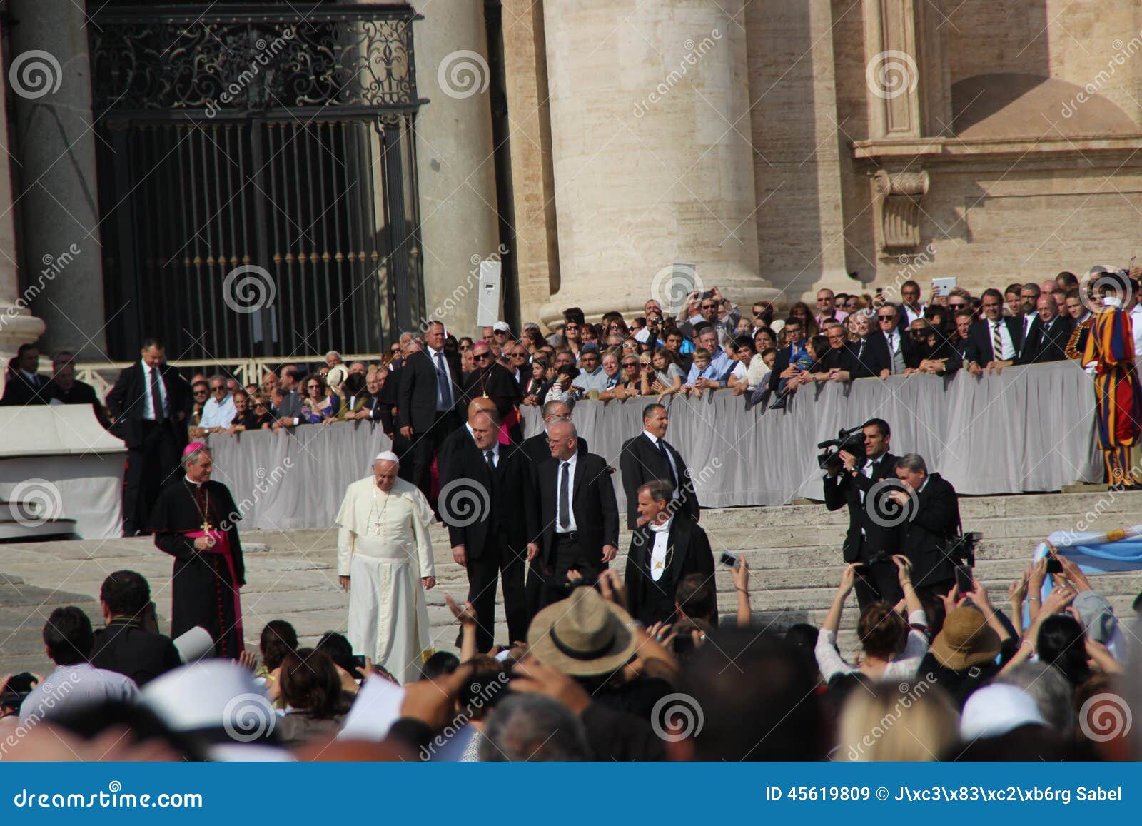 Pope Francis in Rome editorial stock image. Image of good - 45619809