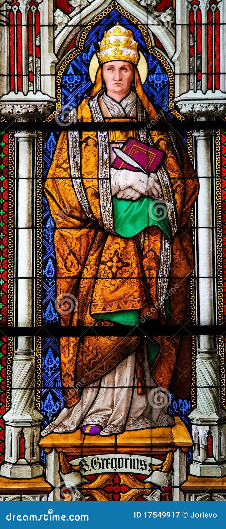 Pope Gregorius the Great stock image. Image of koeln - 17549917