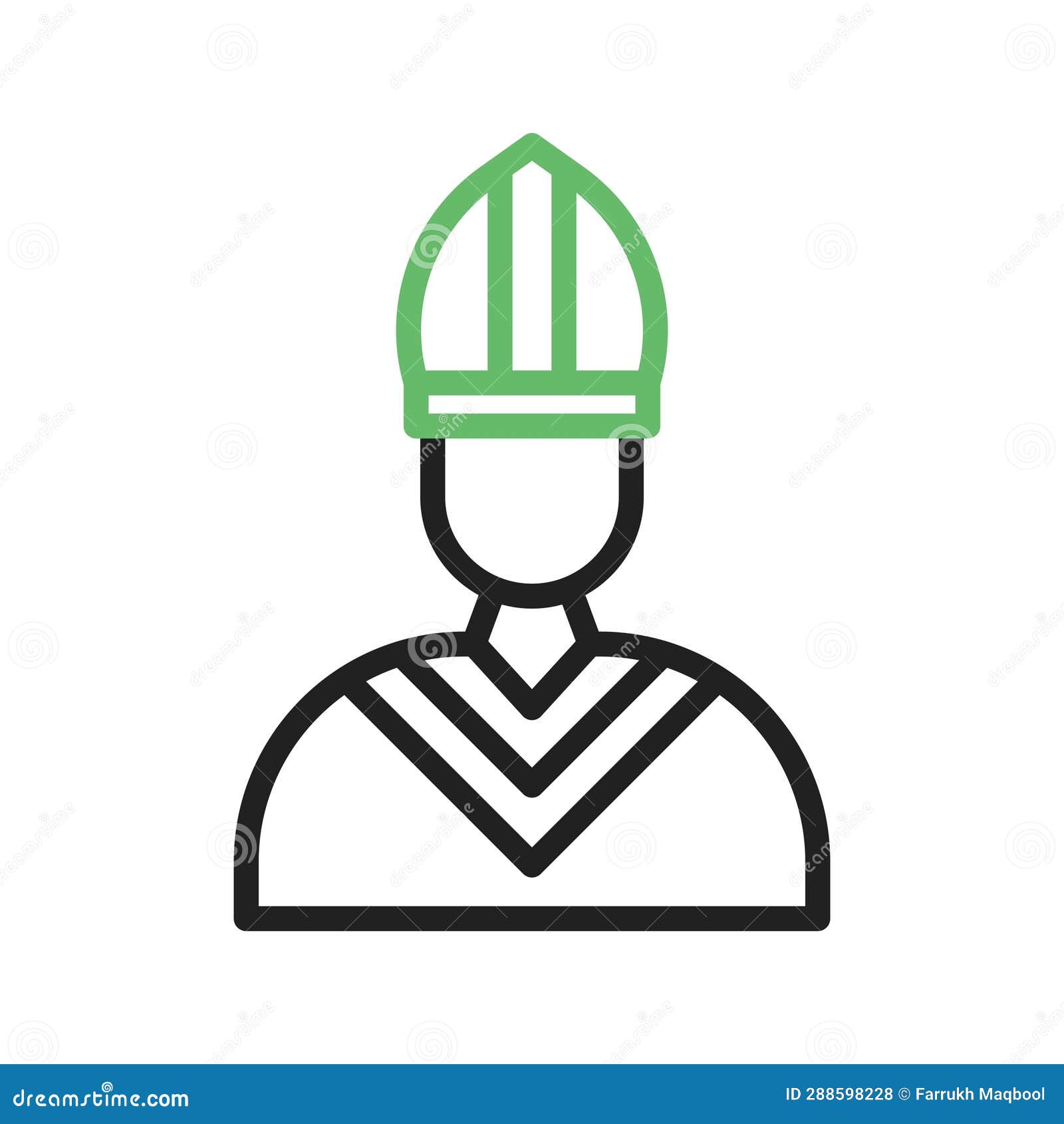 Pope Hat Icon, Cartoon Style | CartoonDealer.com #83329725