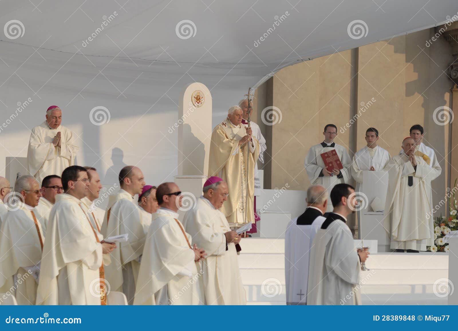 Pope Joseph Benedict XVI editorial stock photo. Image of peace - 28389848