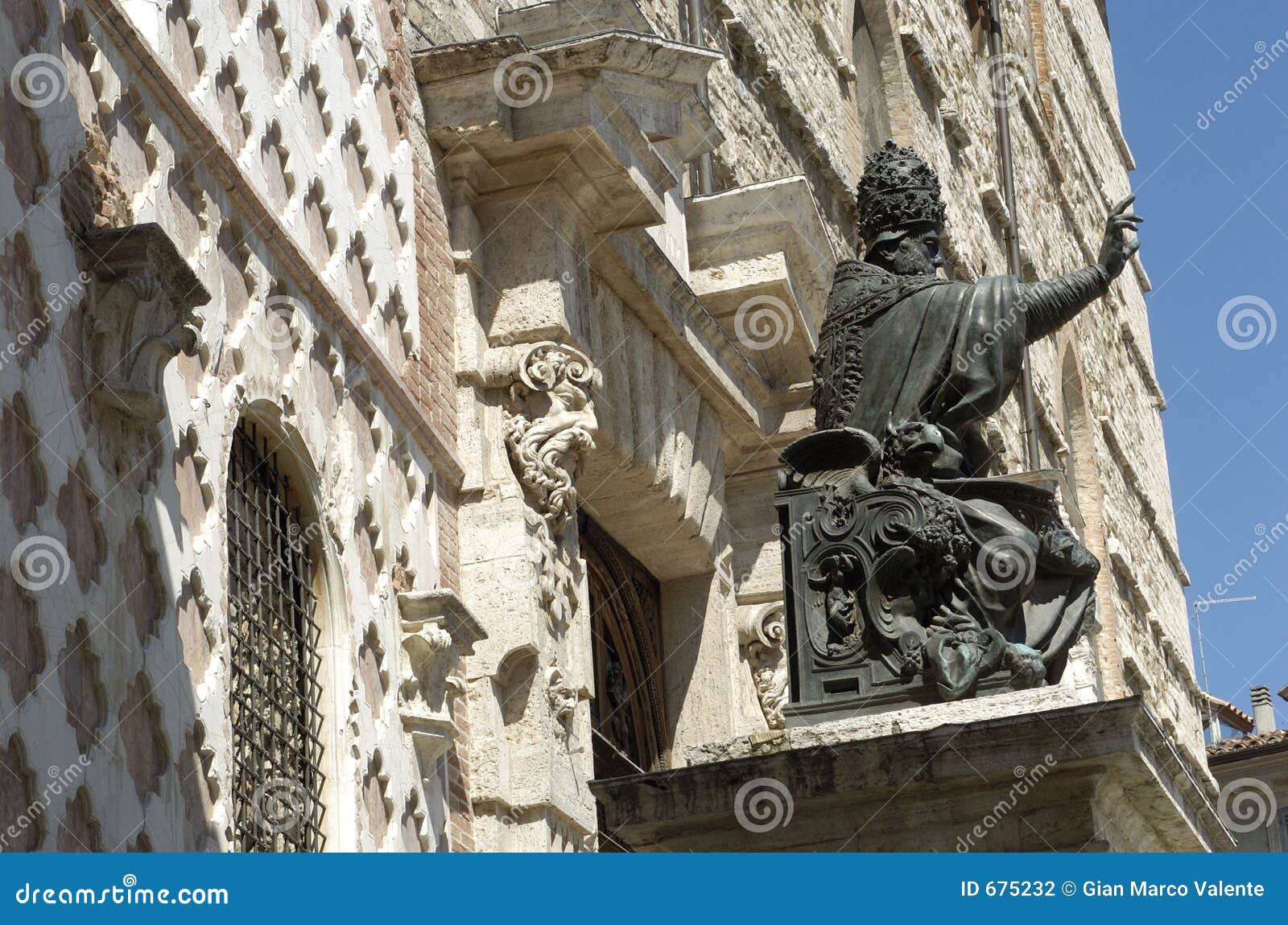 Pope Julius III, Perugia, Italy Stock Photo - Image of julius, perugia ...