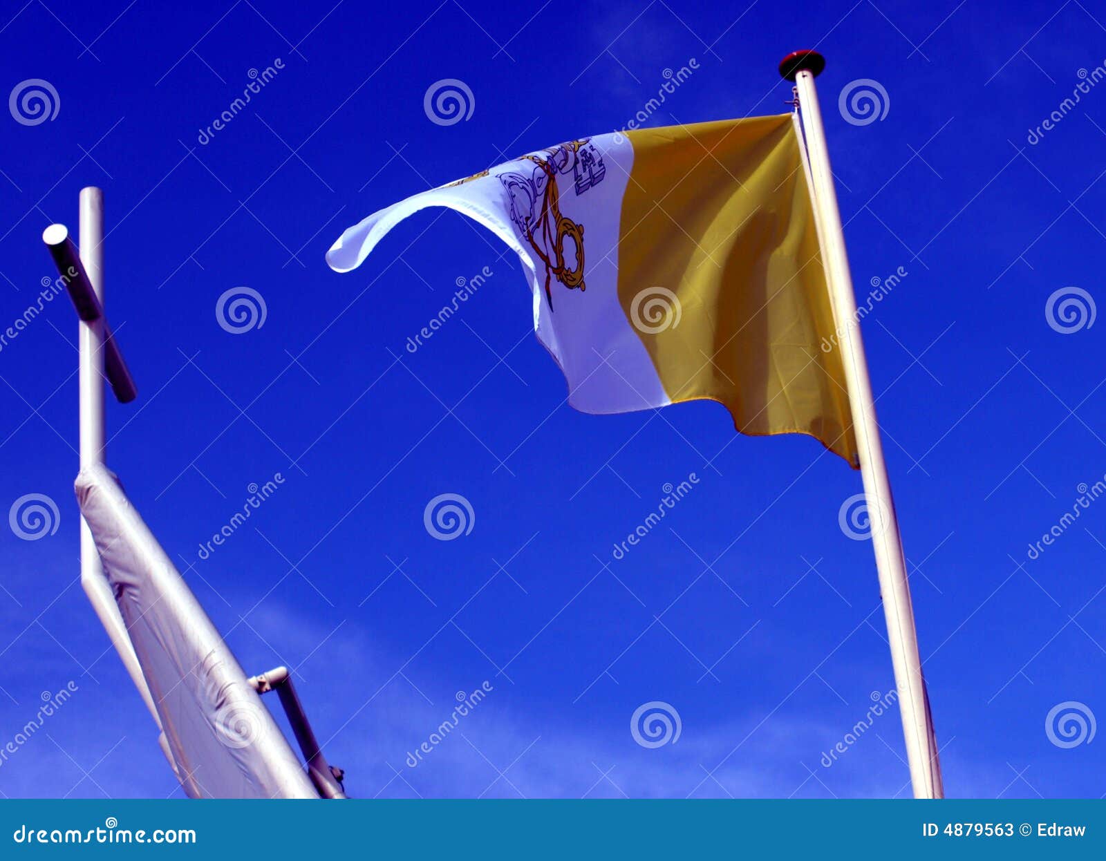 Pope s flag stock image. Image of pope, holland, flag - 4879563