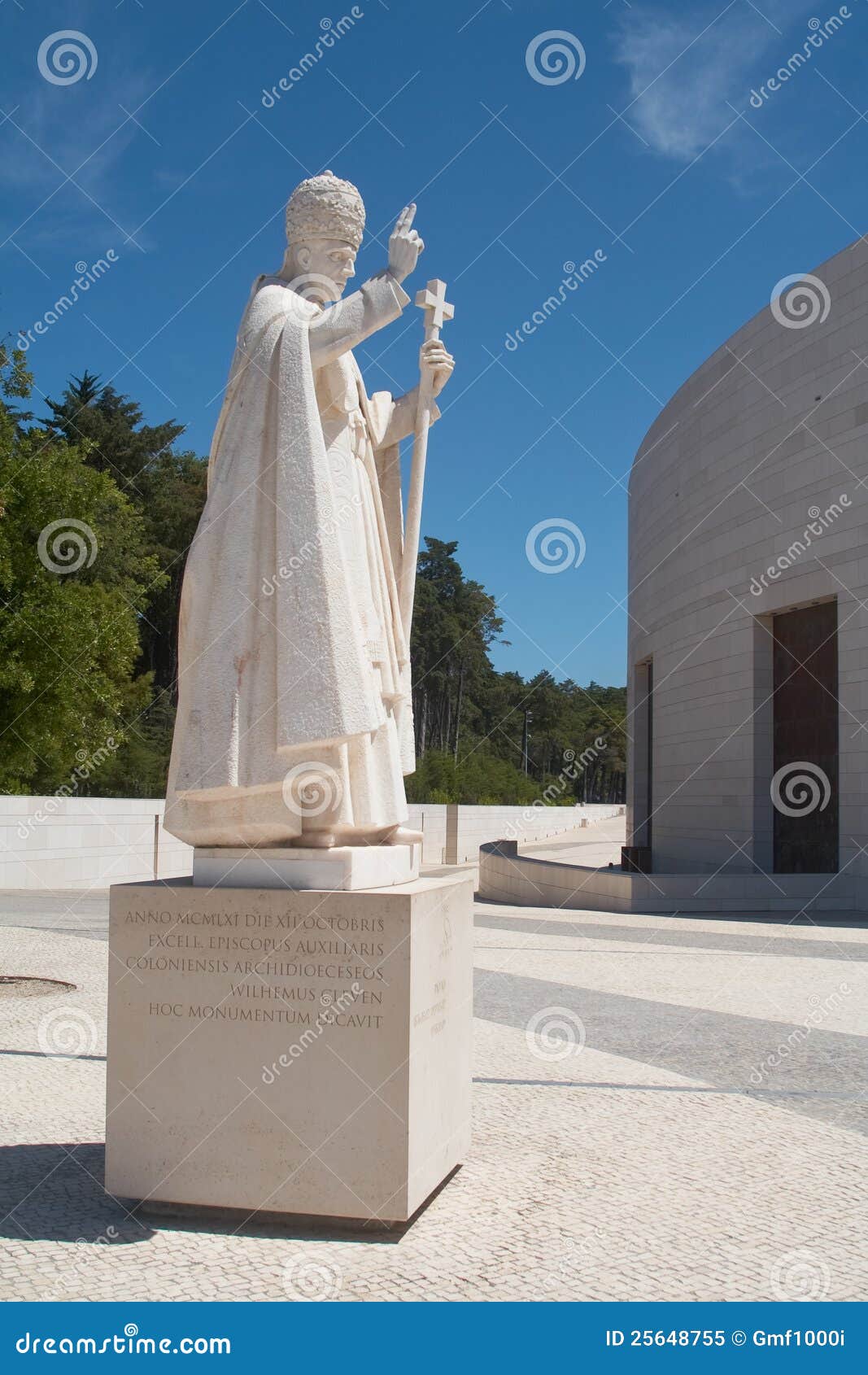 Pope Statue, St. Peter`s Basilica, Vatican, Italy Editorial Image ...