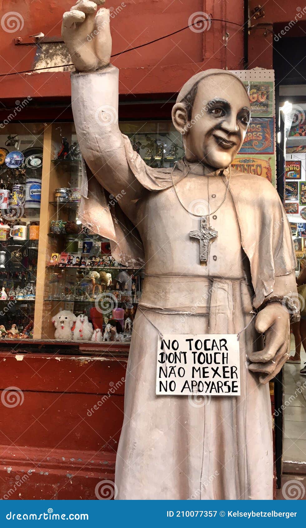 A Pope Statue Wearing a Cross Editorial Photography - Image of people ...