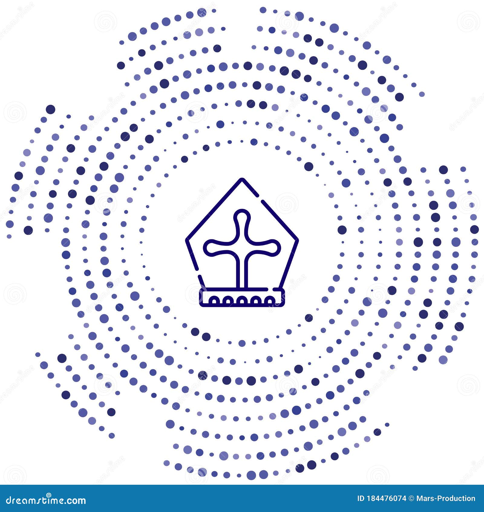 Pope Vector Icon. Pope Editable Stroke. Pope Linear Symbol for Use on ...