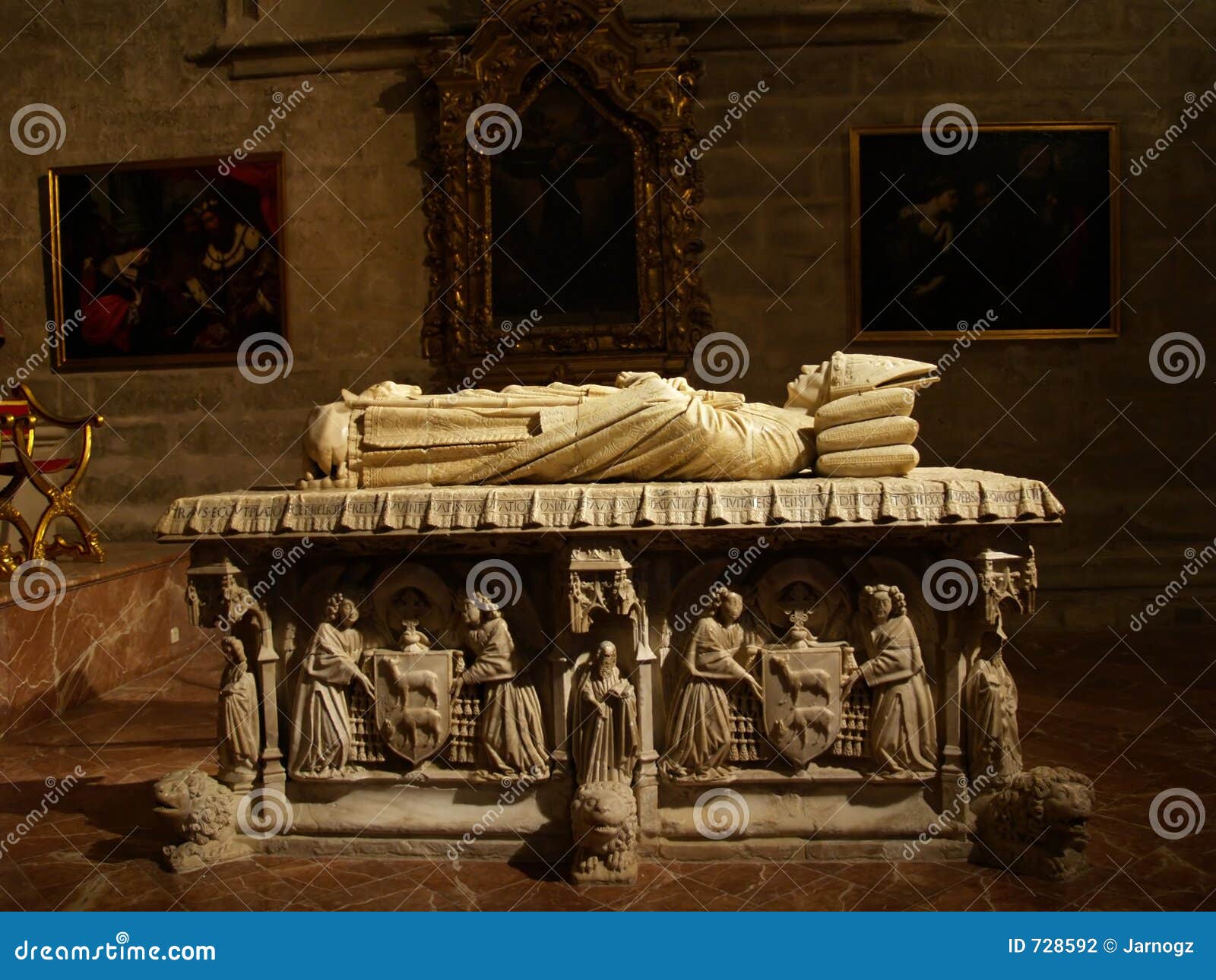 Popes tomb stock photo. Image of marble, faith, stone, sacred - 728592