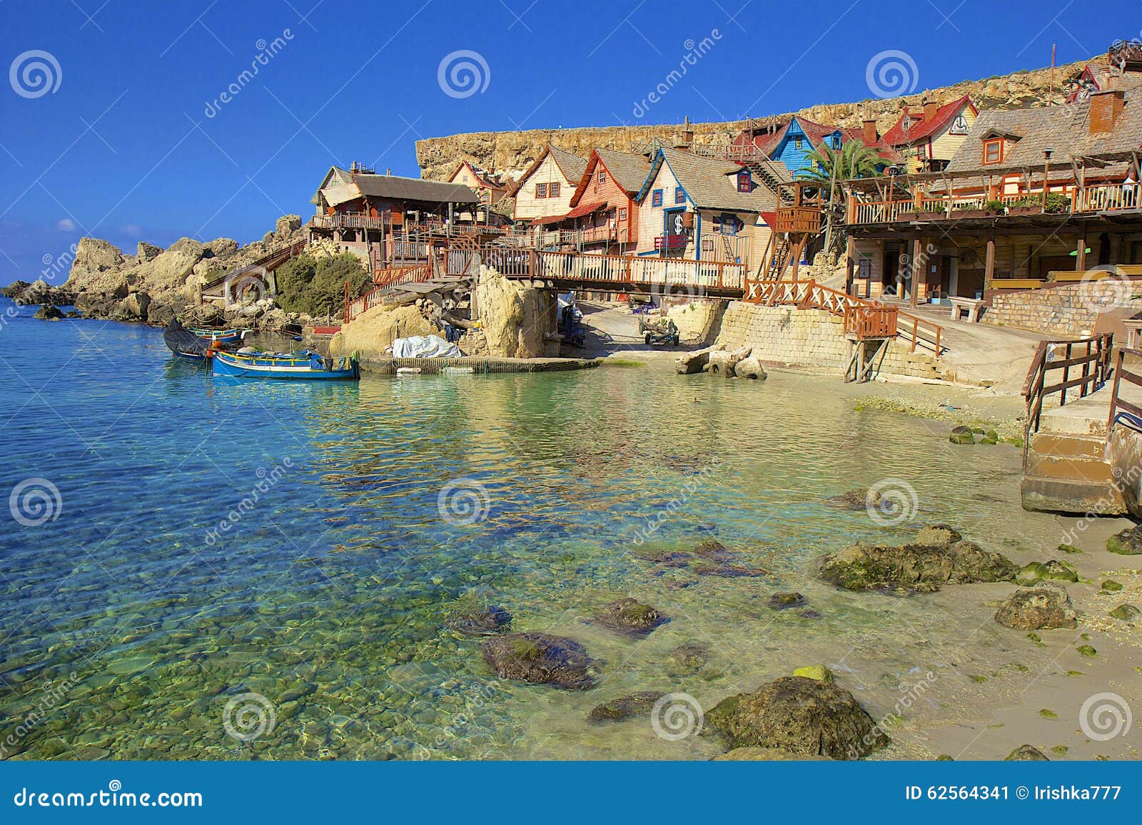 Popeye village, Malta editorial photo. Image of children - 62564341