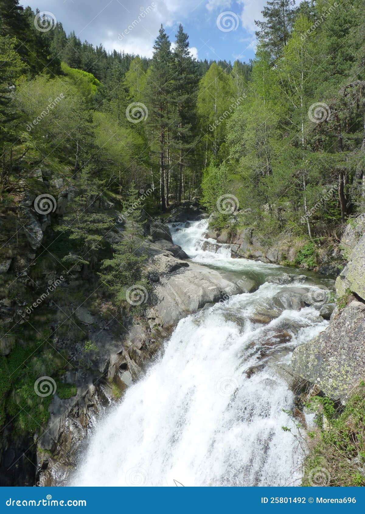 Popina Laka Waterfall Pirin Mountain Bulgaria Stock Photo - Image of ...
