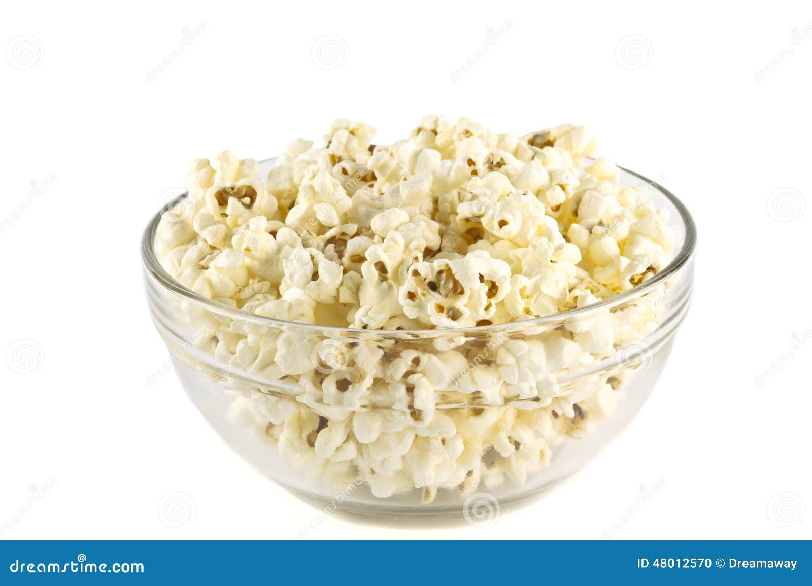 Popkorn W Szklanym Pucharze Zdjęcie Stock - Obraz złożonej z proteina ...