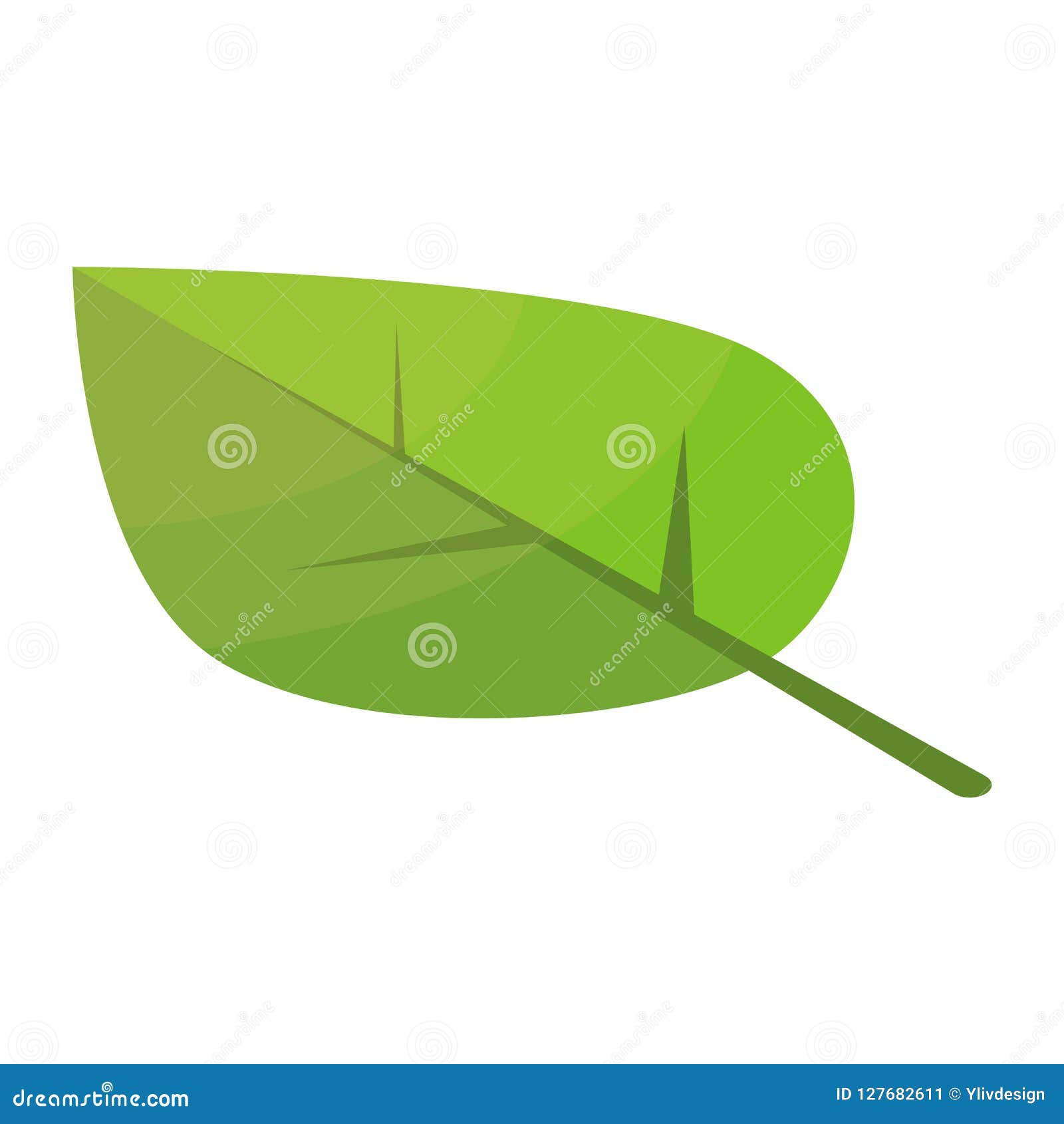 Poplar Tree Leaf Icon, Isometric Style Stock Vector - Illustration of ...