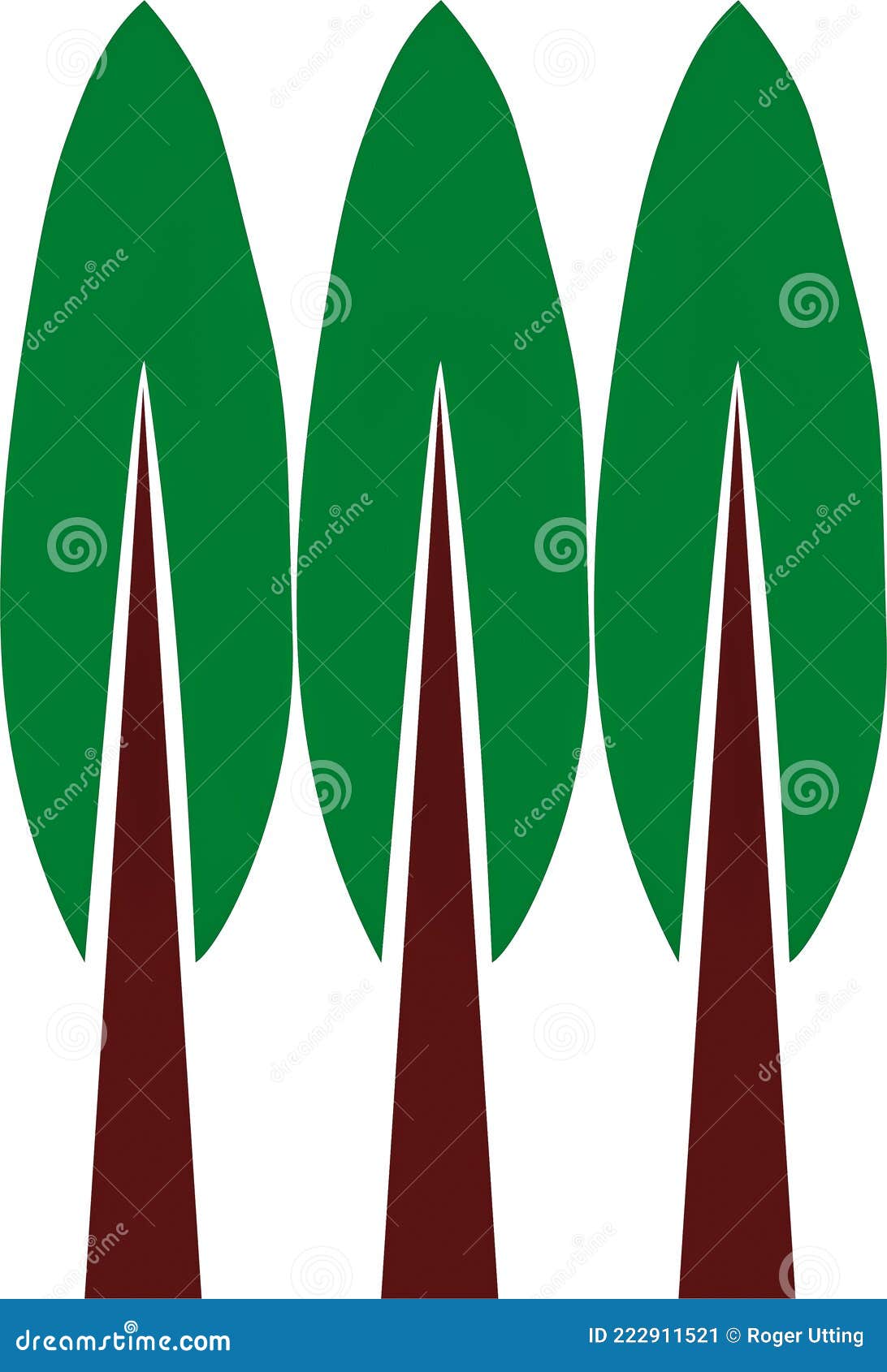 Poplar tree logo stock illustration. Illustration of pine - 222911521