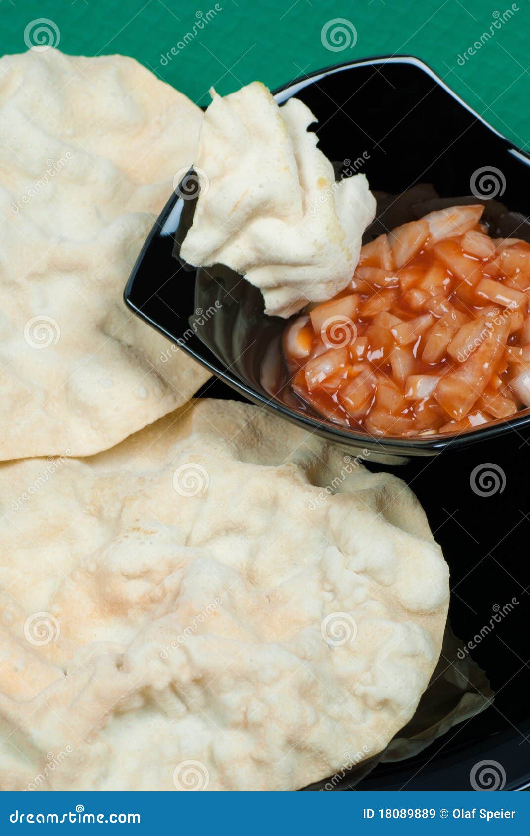 Poppadums stock image. Image of fresh, fried, vertical - 18089889