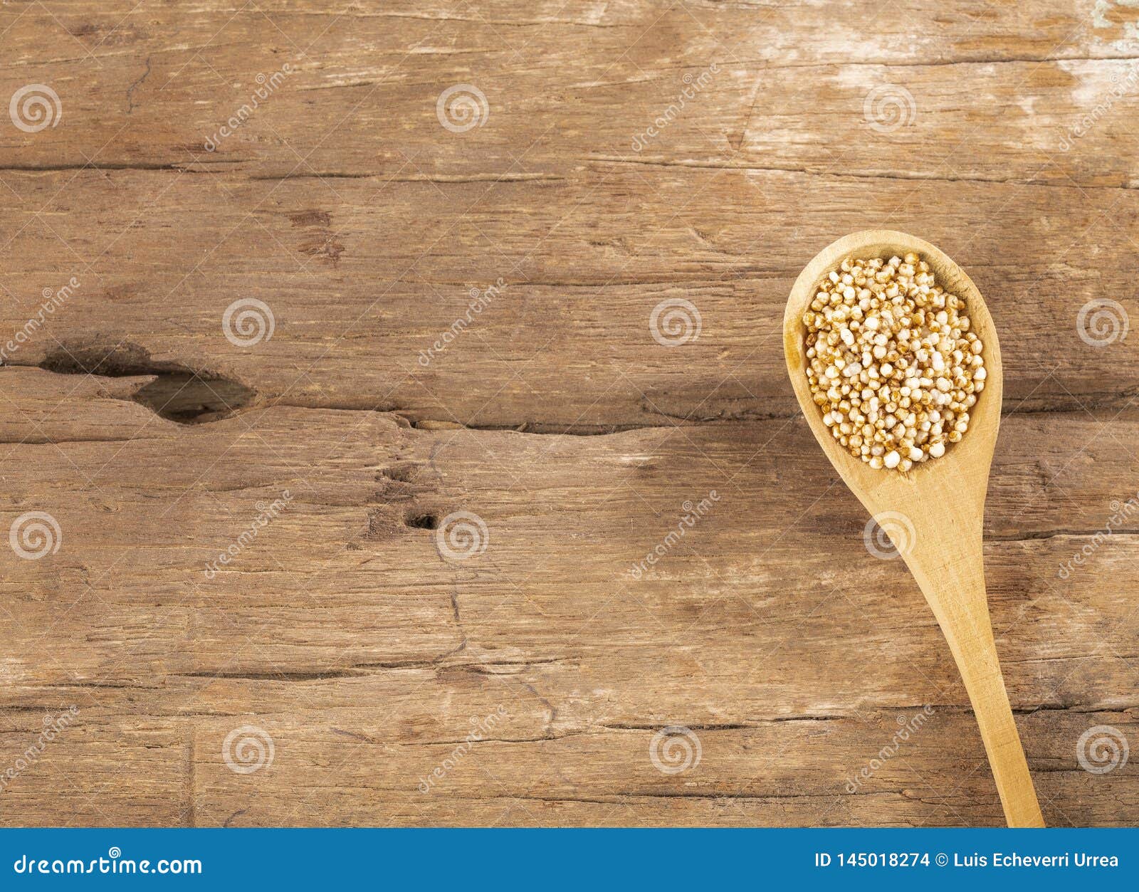 Popped Amaranth Grain - Amaranthus. Text Space Stock Photo - Image of ...