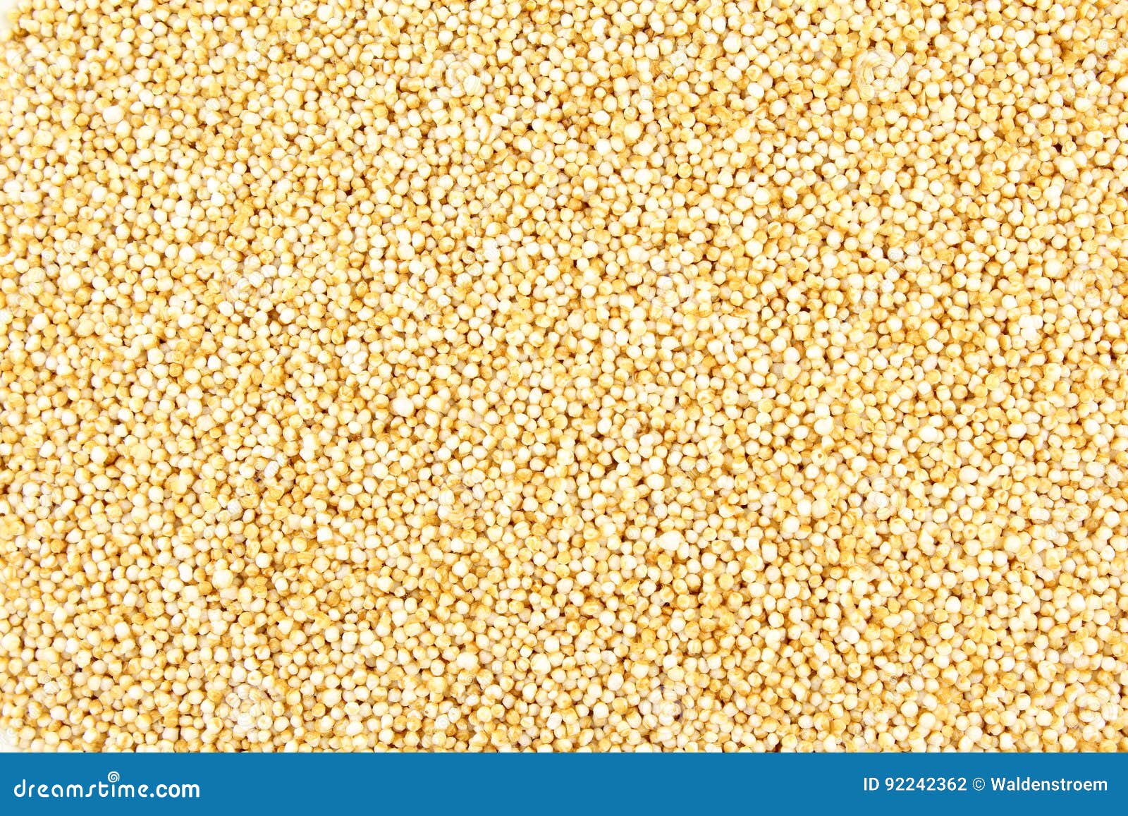 Popped Amaranth Grain Closeup Food Background Texture Stock Photo ...