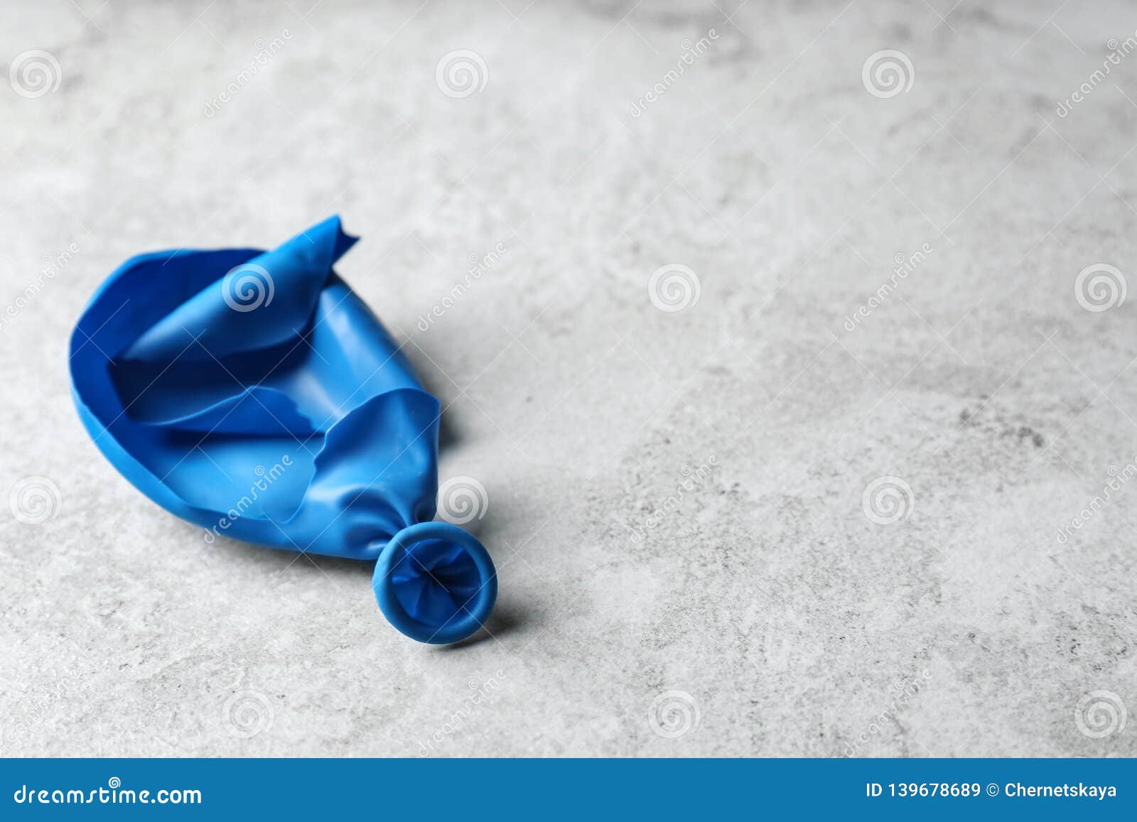 Popped Balloon On Color Background Stock Photography | CartoonDealer ...
