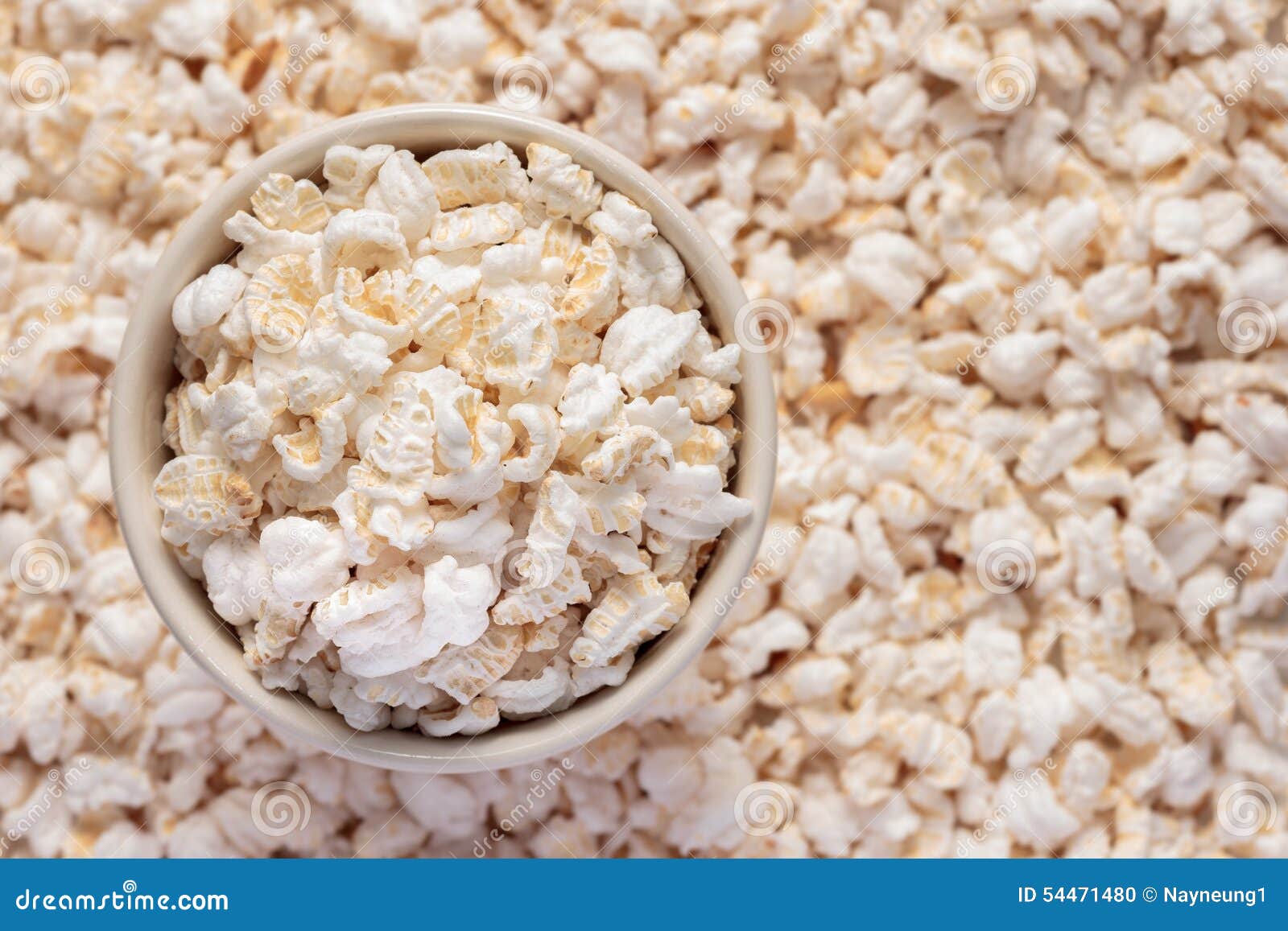 Popped Rice As Background. Stock Photo | CartoonDealer.com #54471480