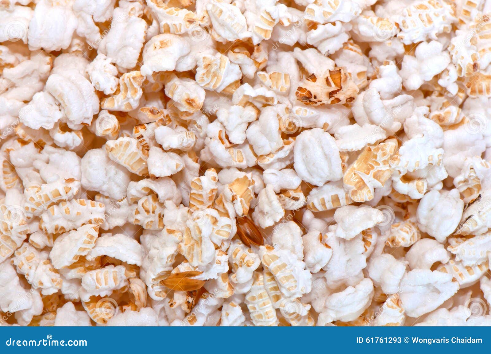 Popped rice stock image. Image of food, thailand, culture - 61761293