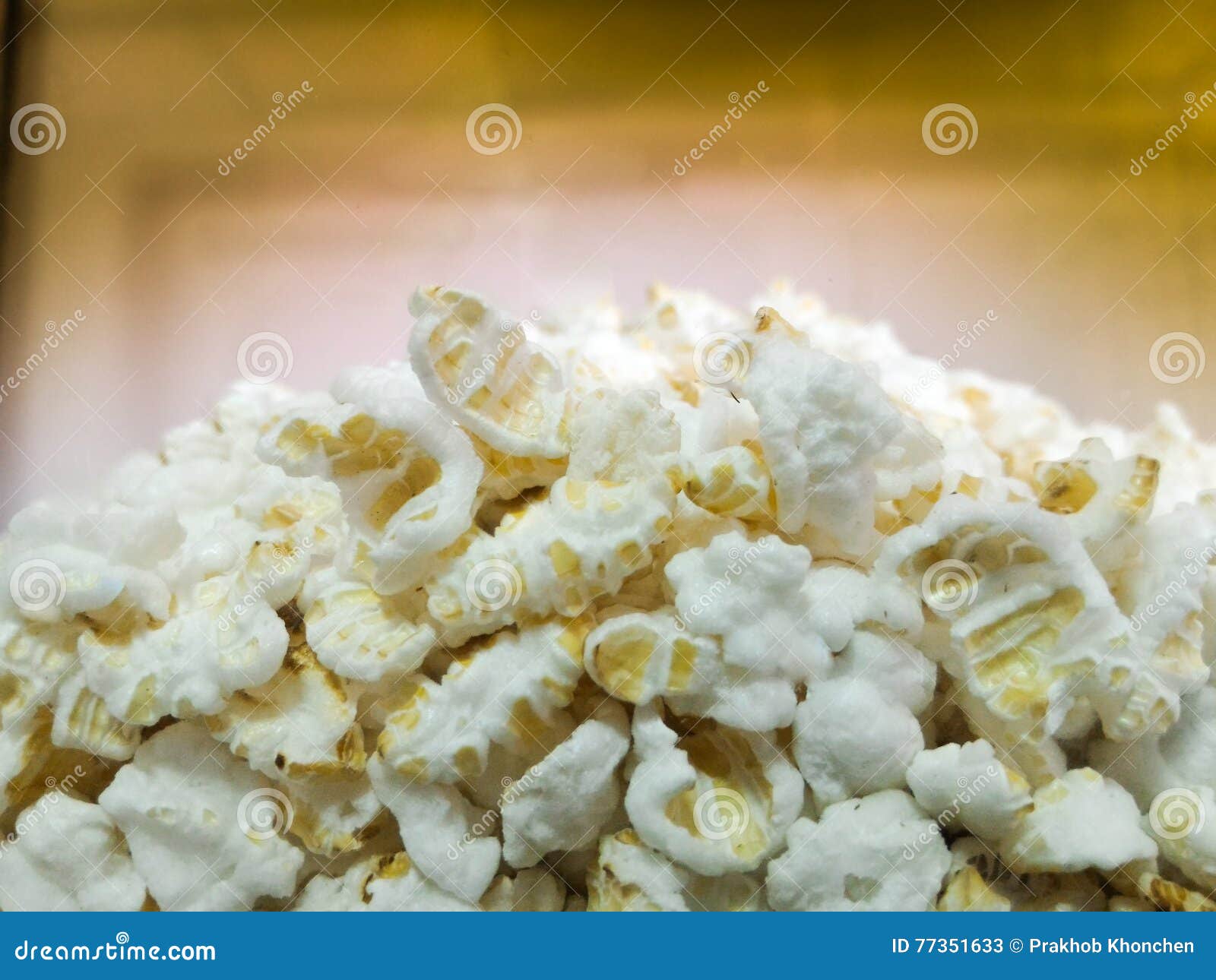 Oven Popped Rice Breakfast Cereal Background Texture Stock Image ...