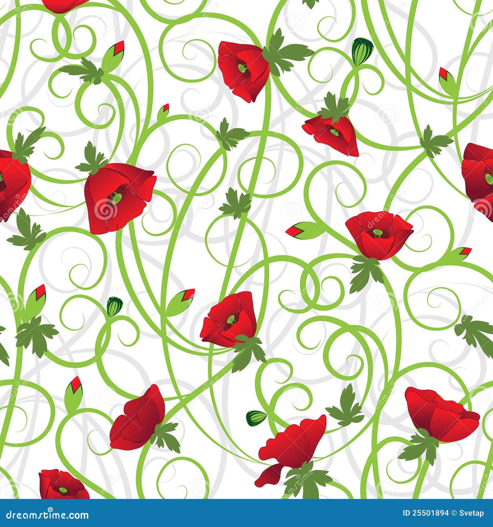 Poppy background stock vector. Illustration of bouquet - 25501894