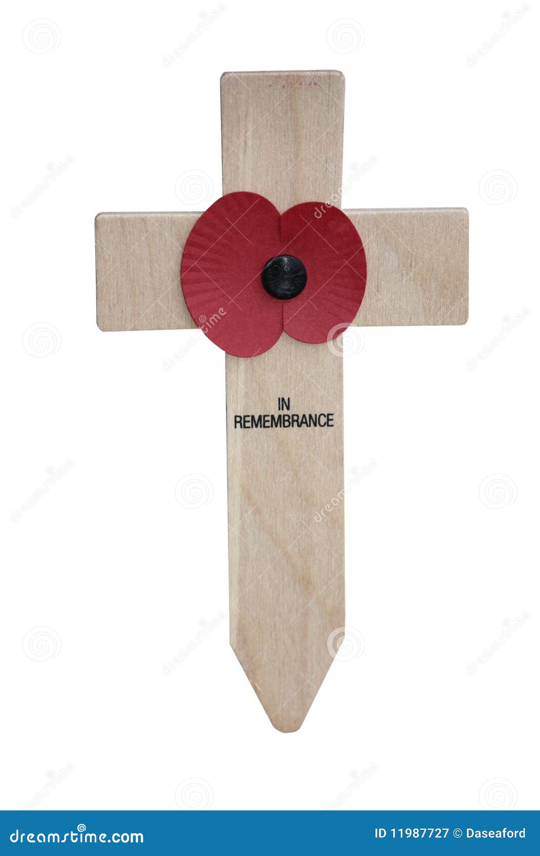 Poppy Cross, Remembrance Day Display Royalty-Free Stock Image ...