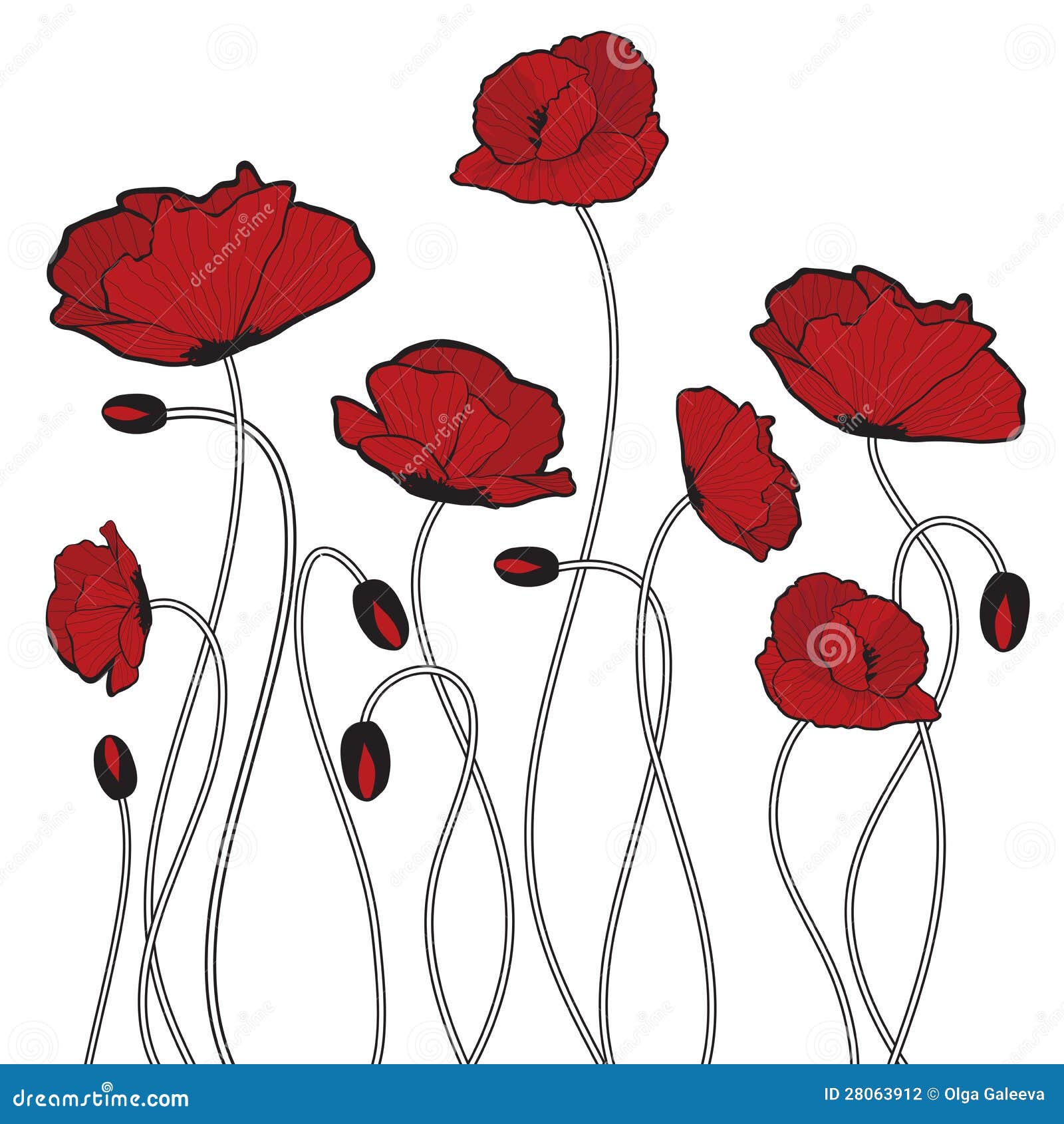 Cartton Amapola Flower