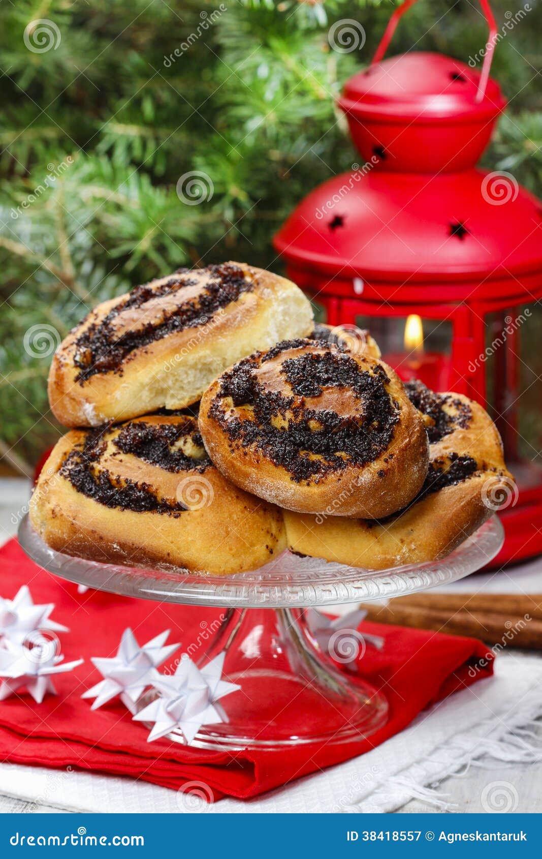 Poppy seed buns stock image. Image of denmark, delicious - 38418557