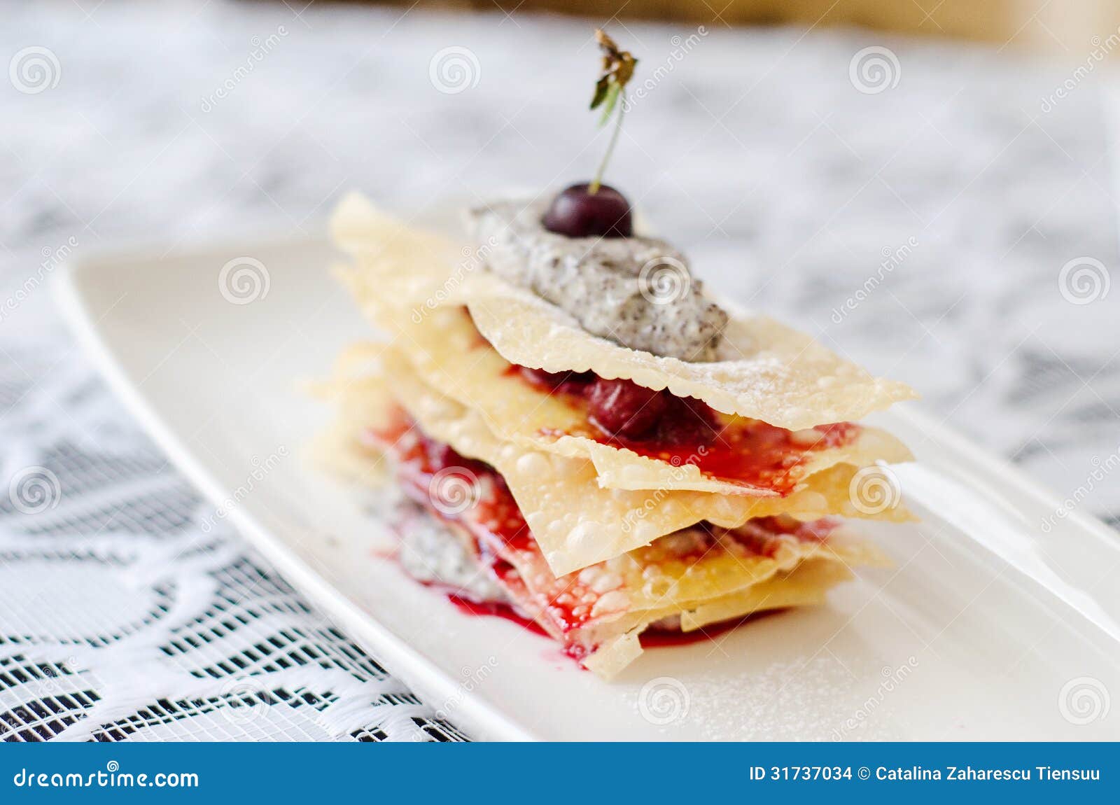 Poppy seeds dessert stock photo. Image of pastry, traditional - 31737034