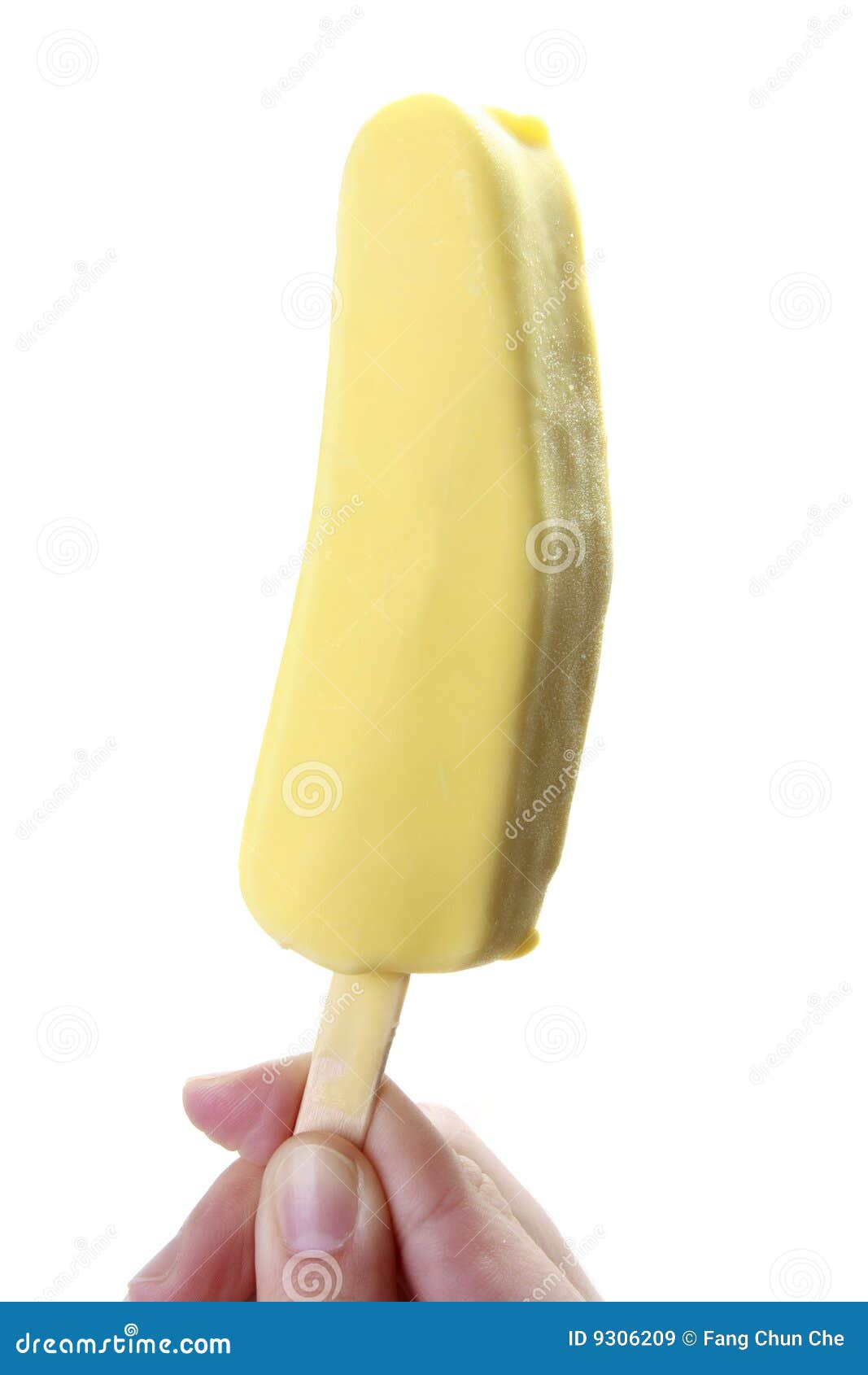 Popsicle stock image. Image of sweet, banana, snack, stick - 9306209