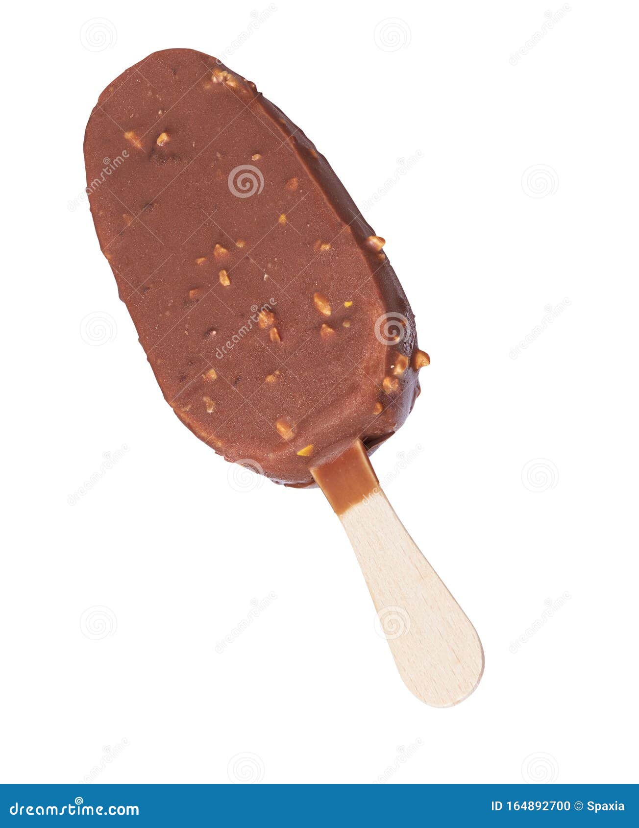 Popsicle. Chocolate Ice Cream Bar Isolated Stock Photo - Image of ...