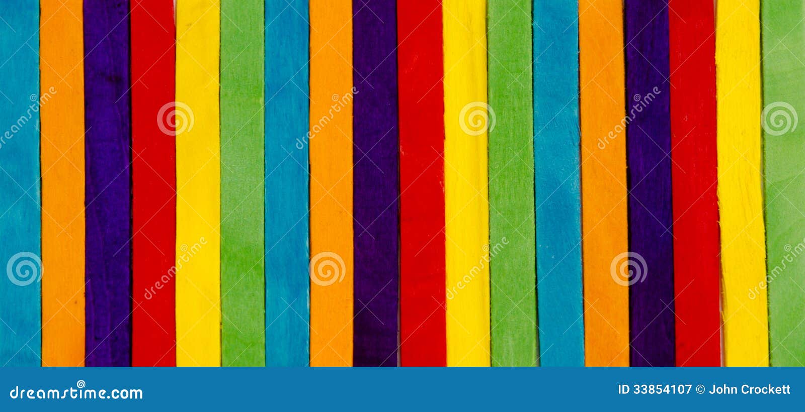 Popsicle Sticks in Line stock image. Image of bright - 33854107