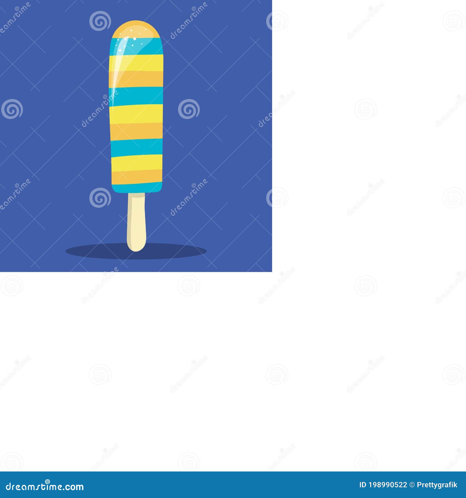 Popsicle 03 stock vector. Illustration of popsicle, cartoon - 198990522