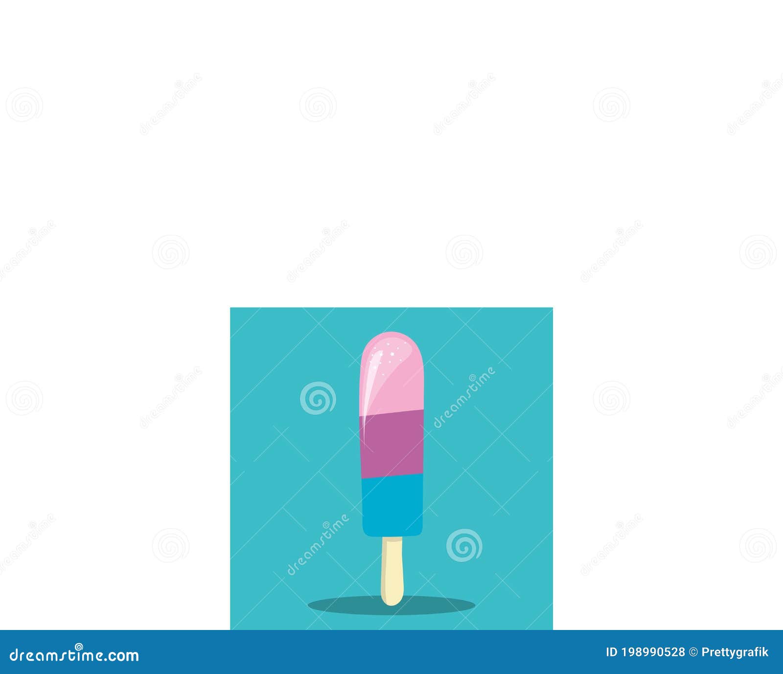 Popsicle 11 stock vector. Illustration of popsicle, cartoon - 198990528