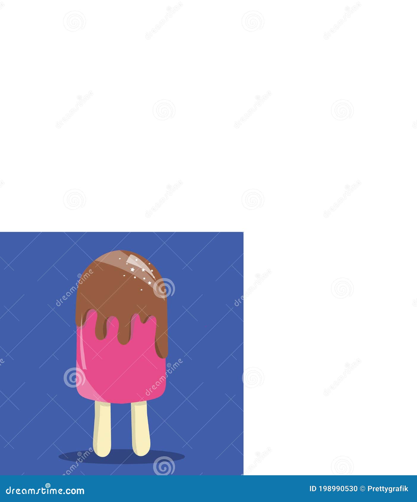 Popsicle 13 stock vector. Illustration of cartoon, vector - 198990530