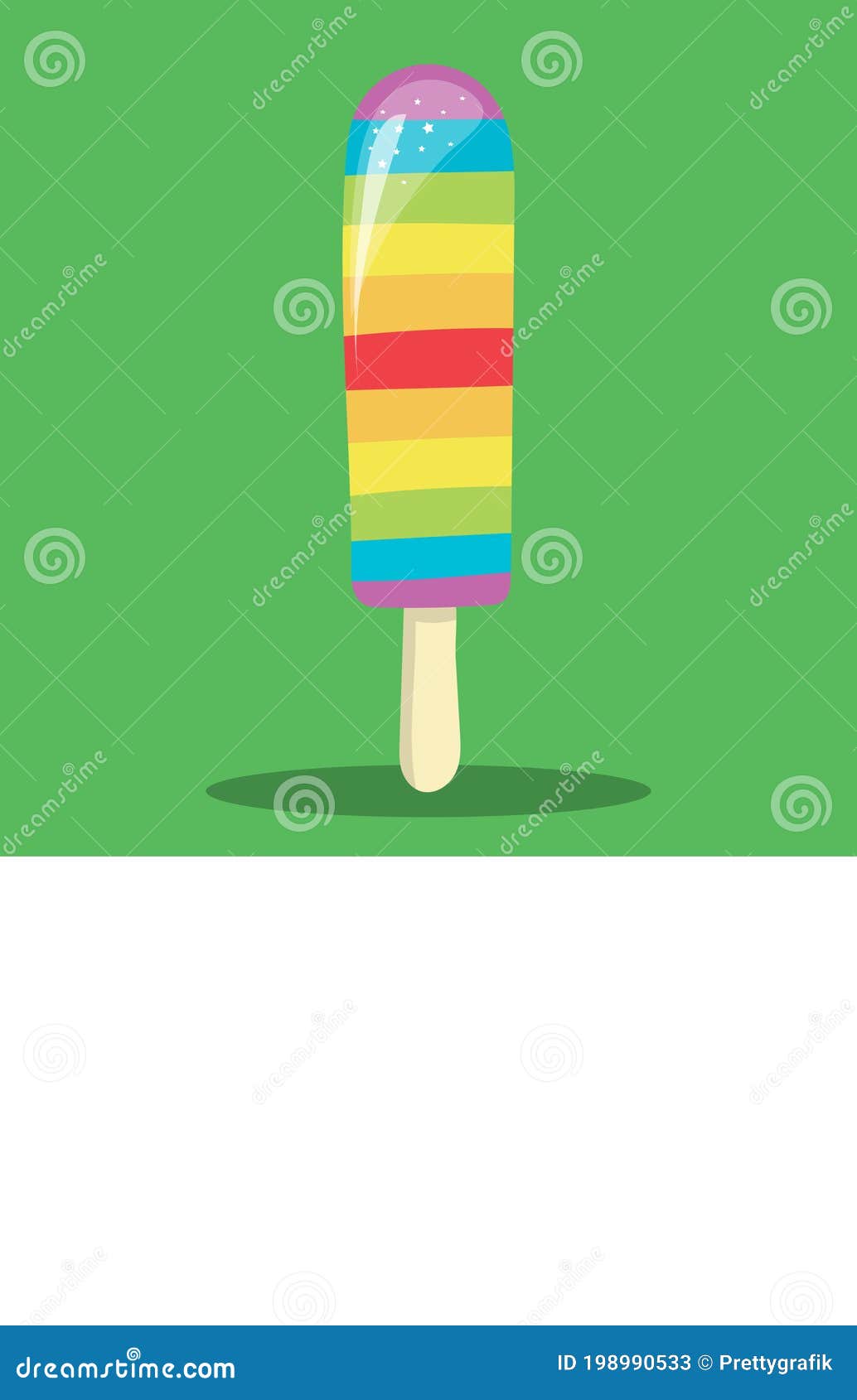 Popsicle 16 stock vector. Illustration of vector, popsicle - 198990533