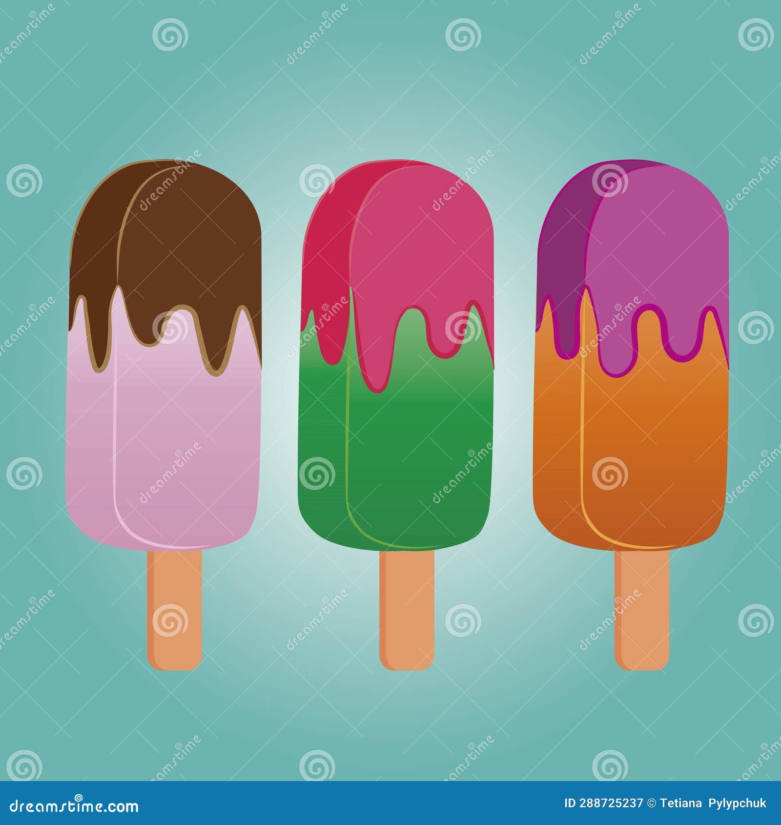 Popsicle Vector Illustration_colour_4_2000x2000 Px Stock Illustration ...