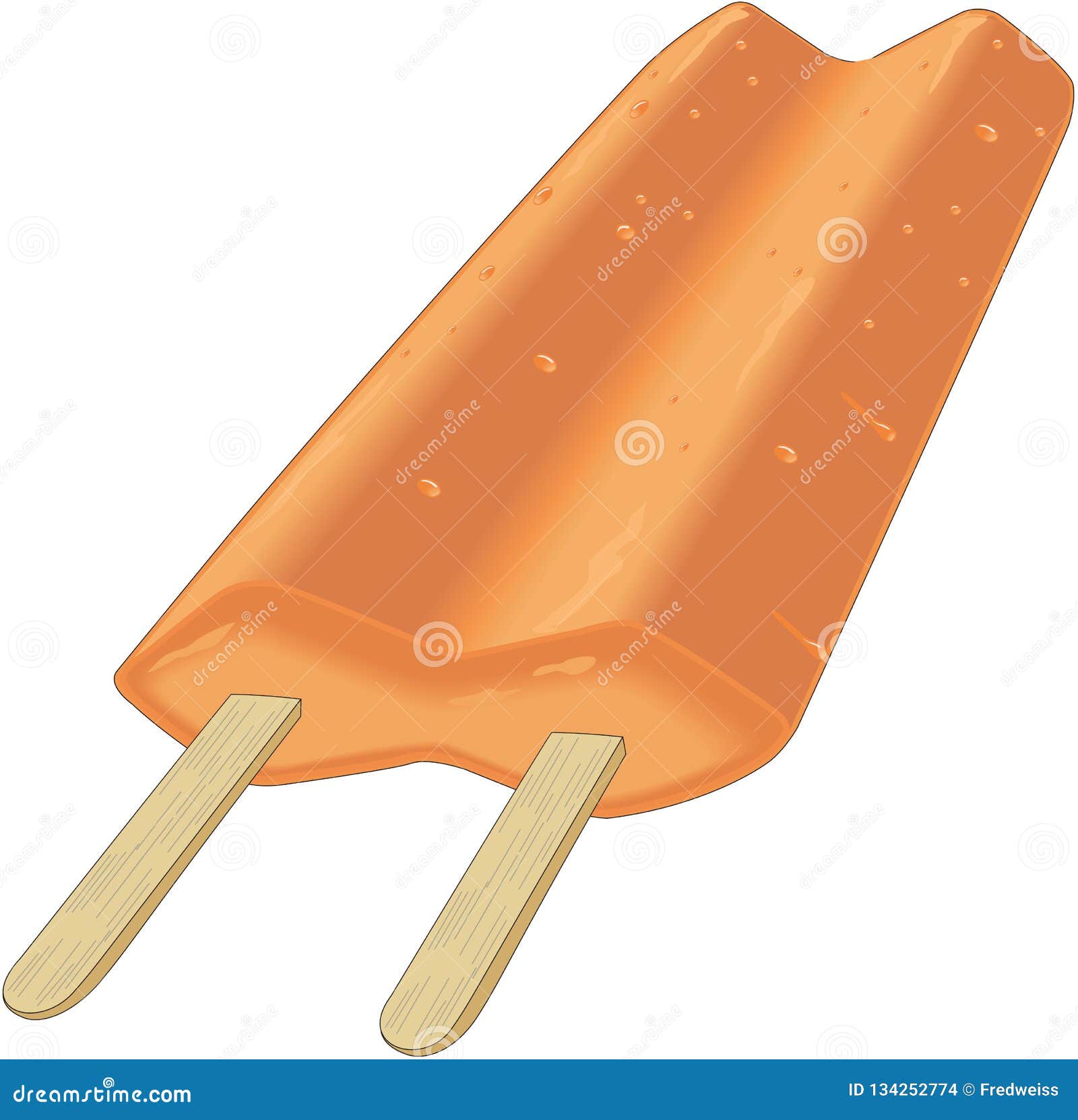 Popsicle Vector Illustration Stock Vector - Illustration of cold, snack ...