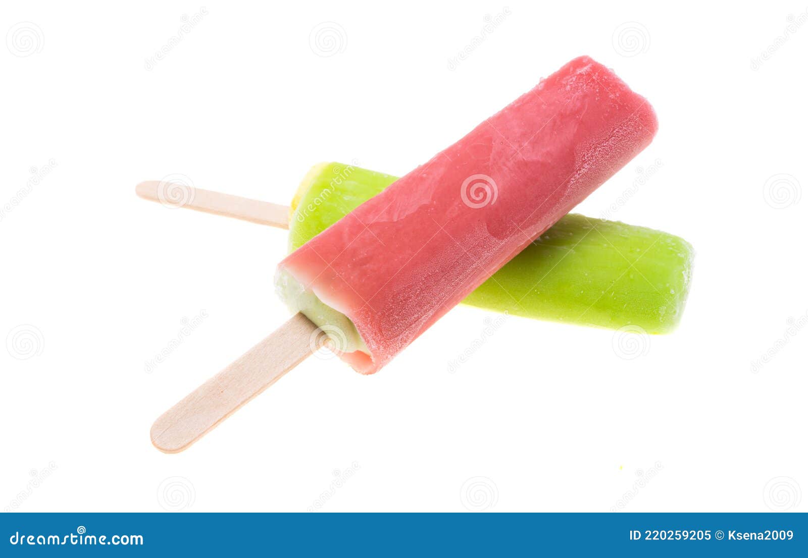 Popsicles in Juice Isolated Stock Image - Image of delicious, cool ...