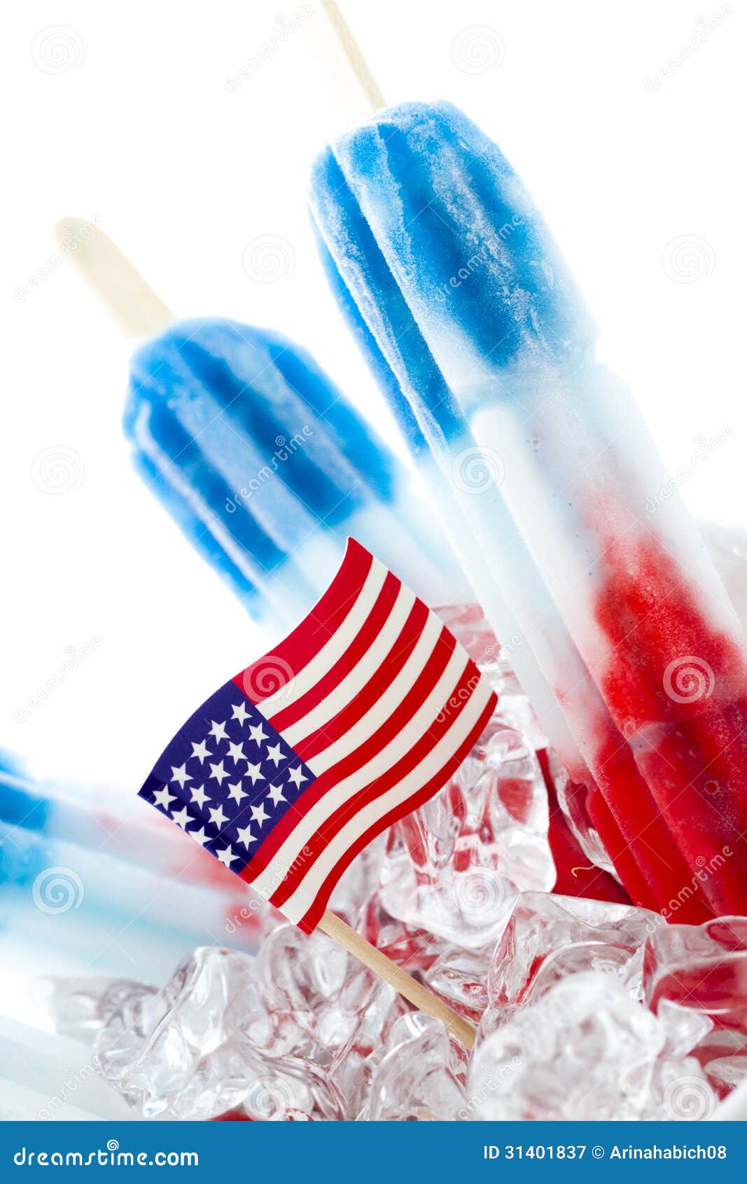Popsicles stock image. Image of july, patriotism, dairy - 31401837
