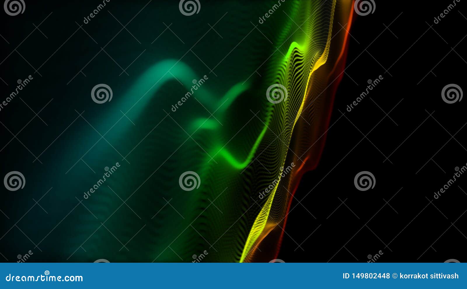 Popular Abstract Motion Background Digital Waving Surface. Seamless ...
