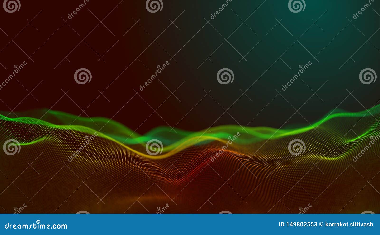 Popular Abstract Motion Background Digital Waving Surface. Seamless ...
