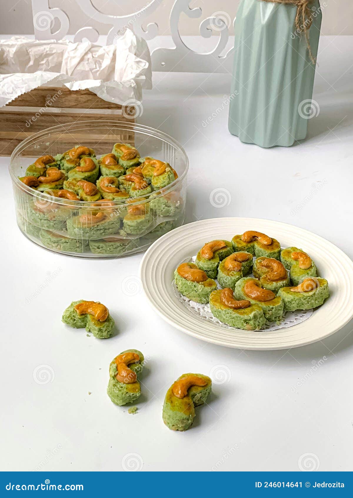 Hari Raya Cookies stock image. Image of tasty, chip - 246014641