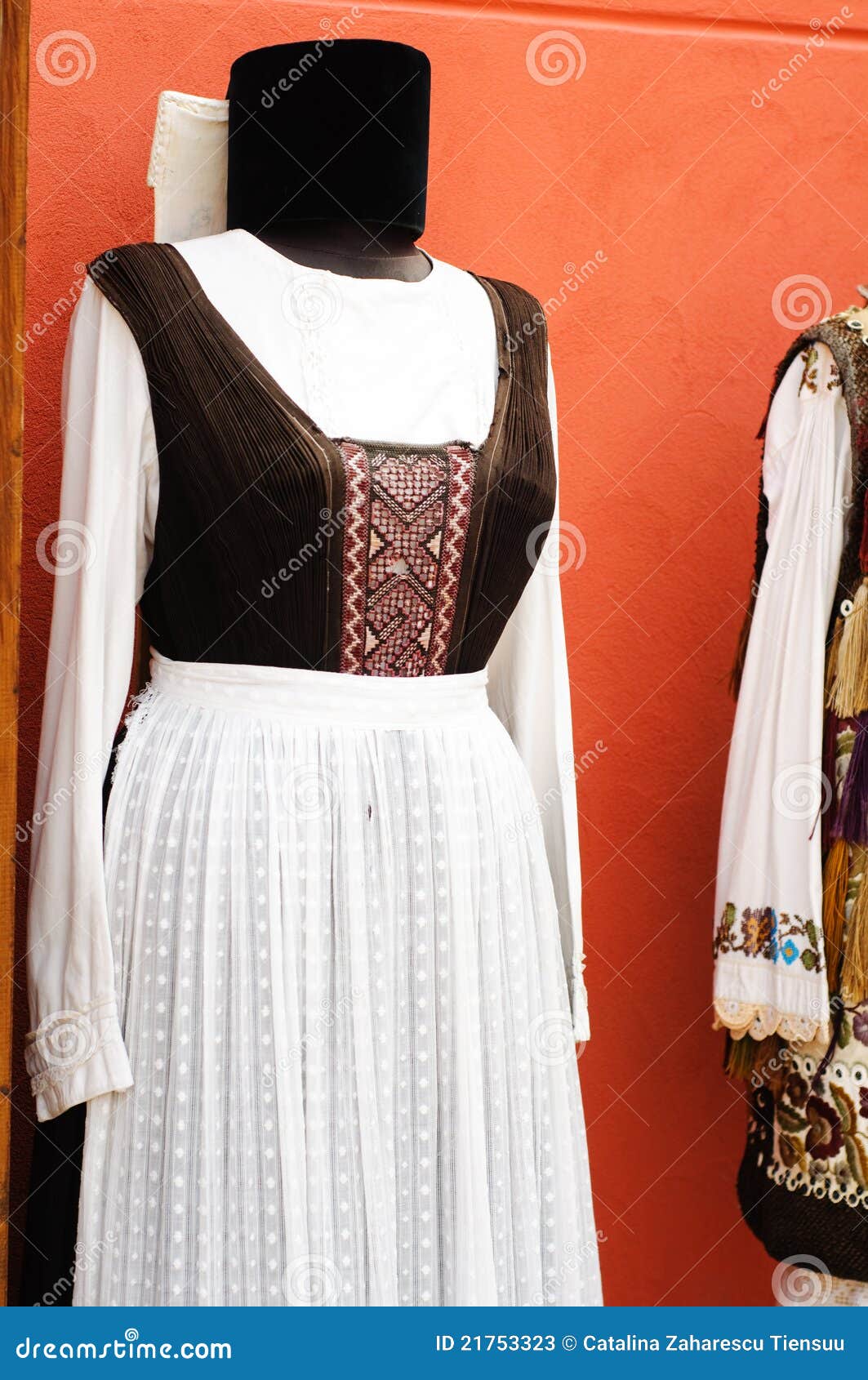Popular Costume from Transylvania Stock Image - Image of manufacture ...