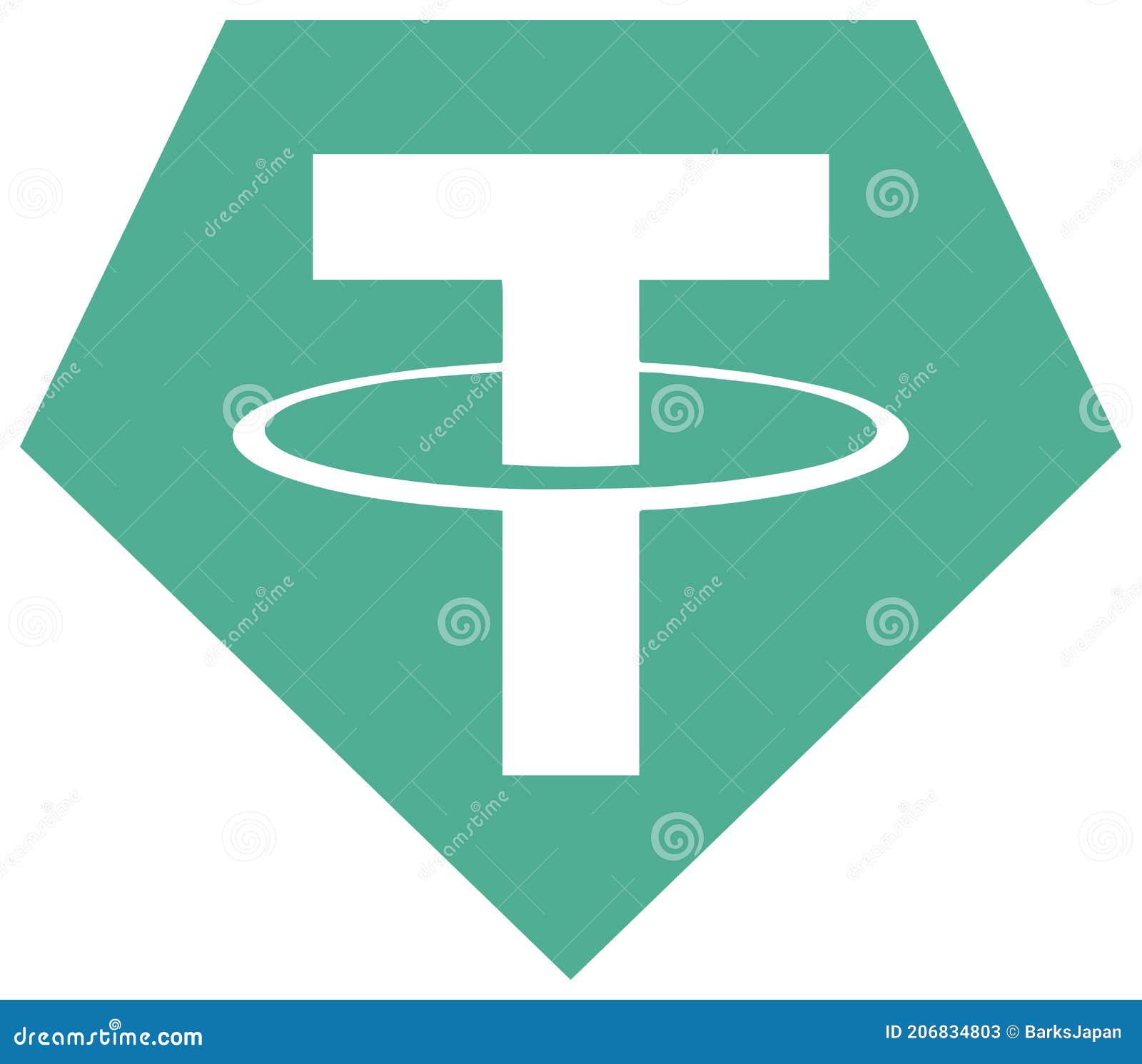 Popular Cryptocurrency Altcoin Icon Vector Illustration / Tether[USDT ...