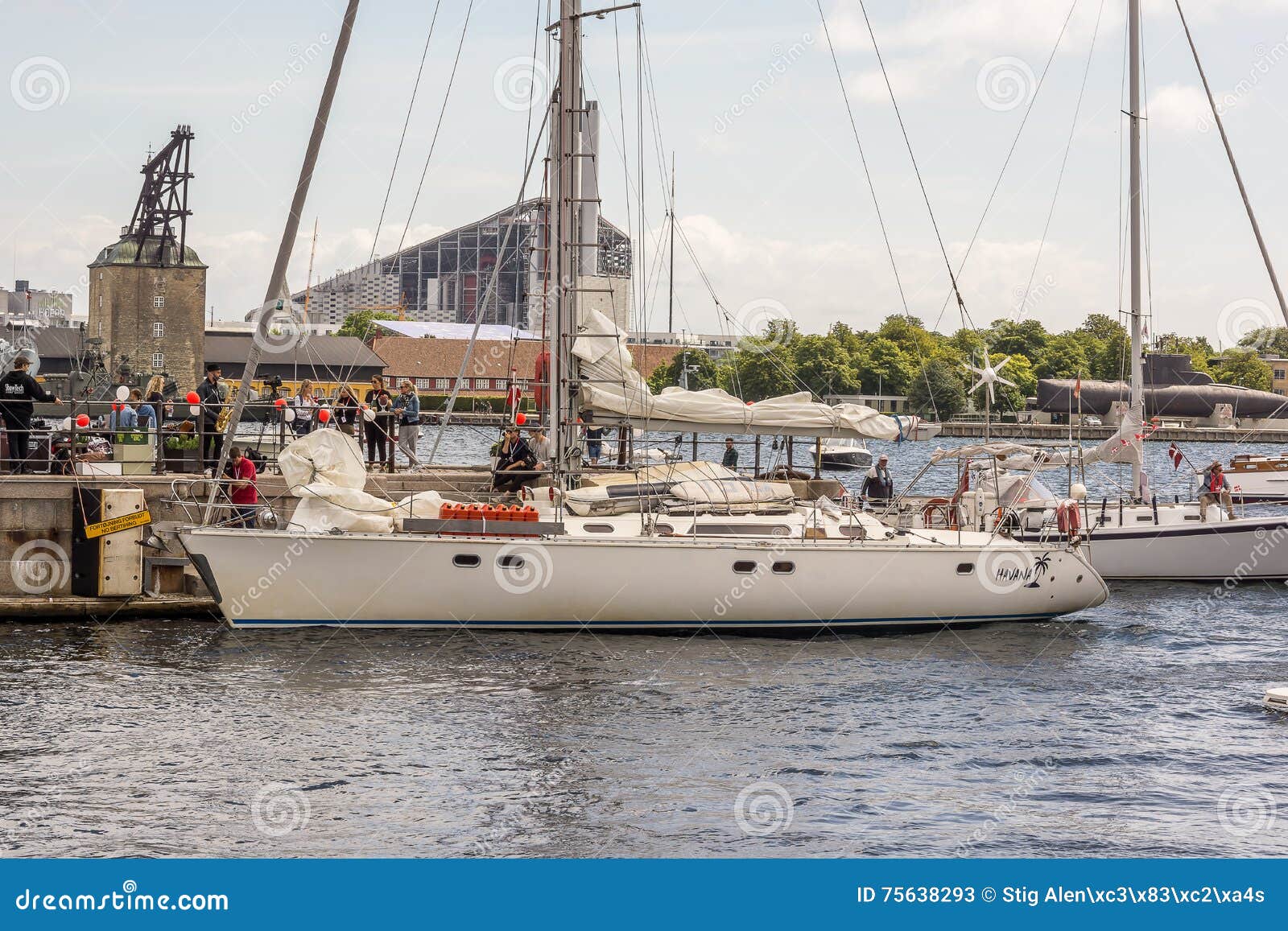 Popular Danish Sailing Boat Back after Circumnavigation Editorial Stock ...